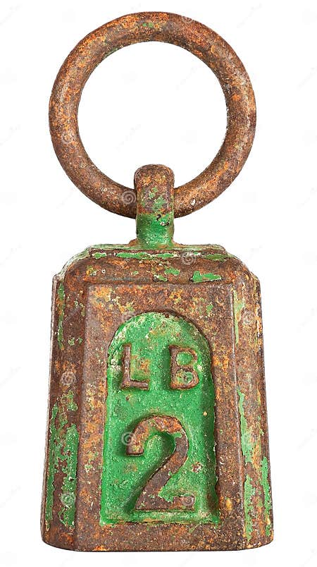 Two Pound Weight stock image. Image of heavy, lead, pound - 25450889