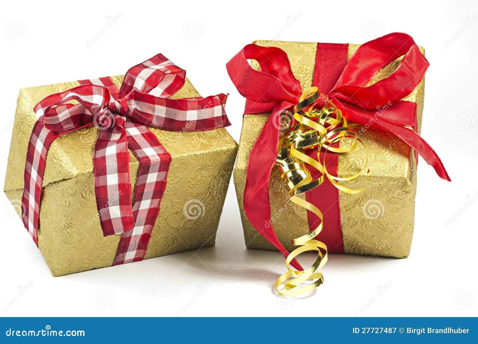 Two present parcels stock image. Image of birthday, parcel - 27727487