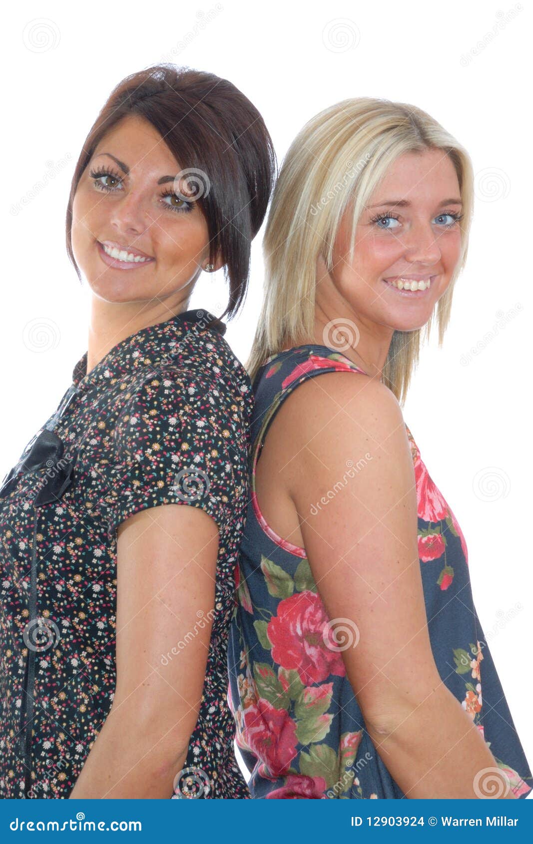 Two pretty girls stock photo. Image of women, female - 12903924