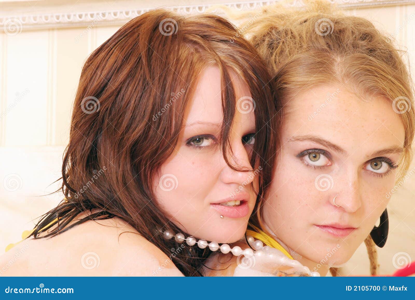 Two pretty women stock photo. Image of relationship, seductress - 2105700