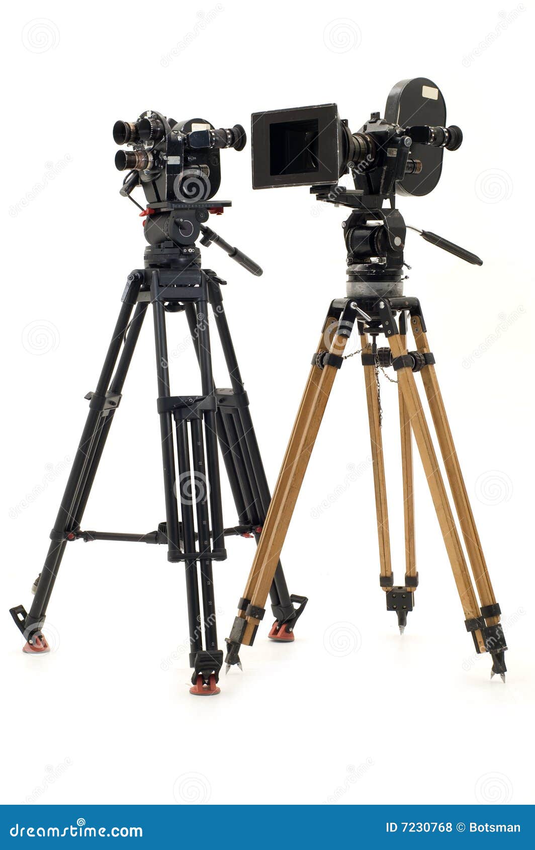 Two Professional 35mm of the Film-chamber Stock Photo - Image of black ...