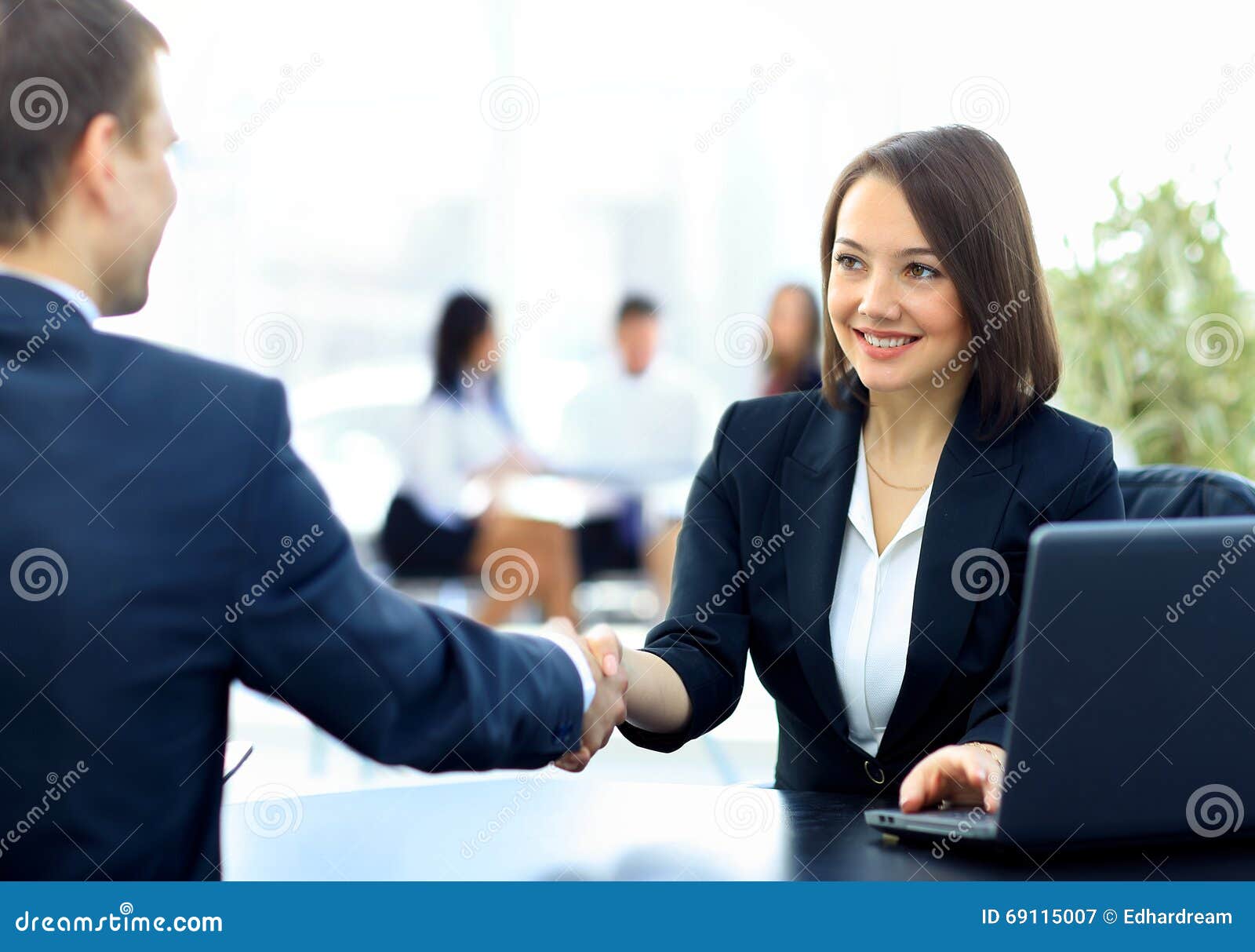 Two Professional Business People Stock Image - Image of creative ...