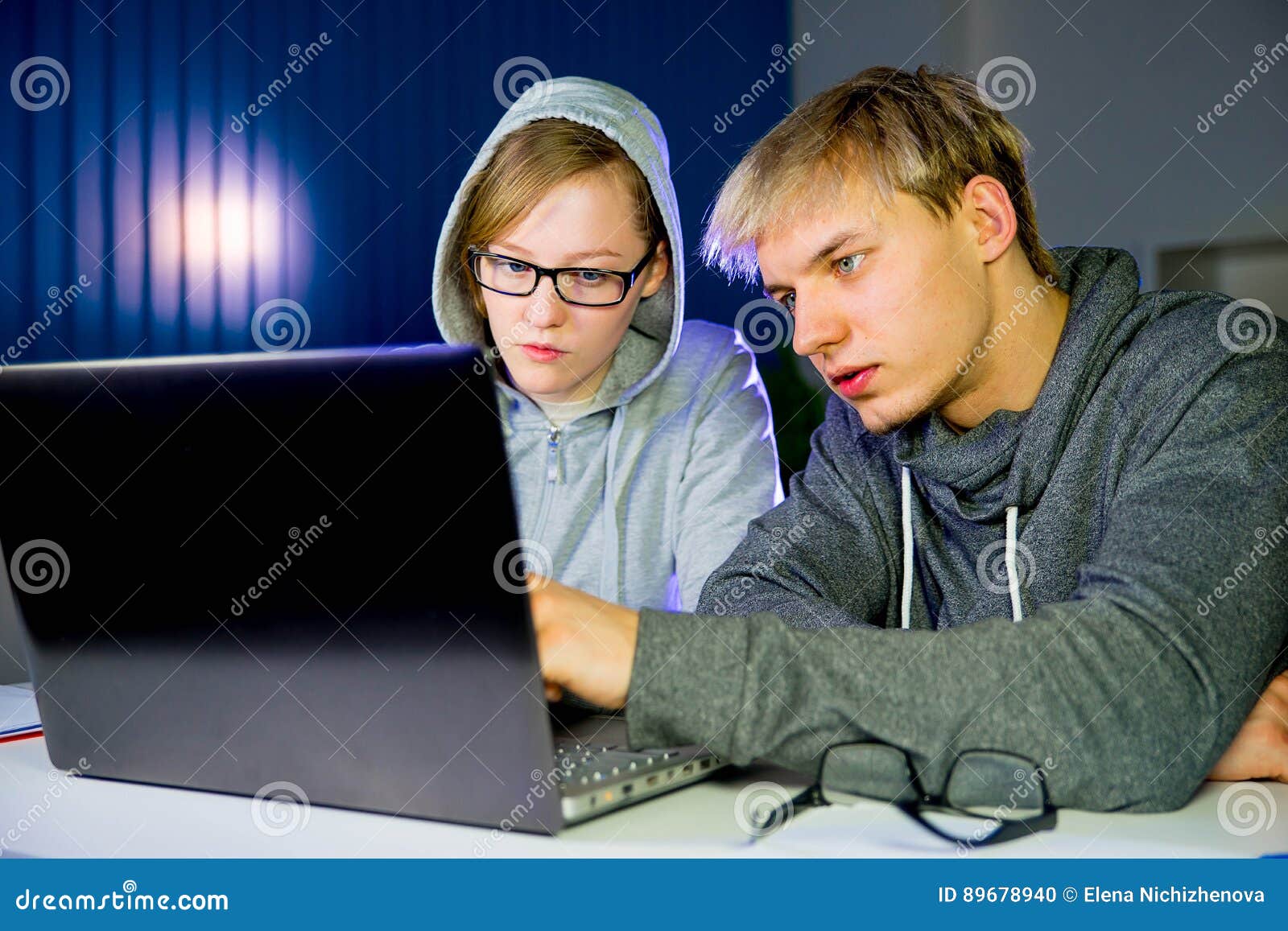 Two programmers working stock photo. Image of office - 89678940