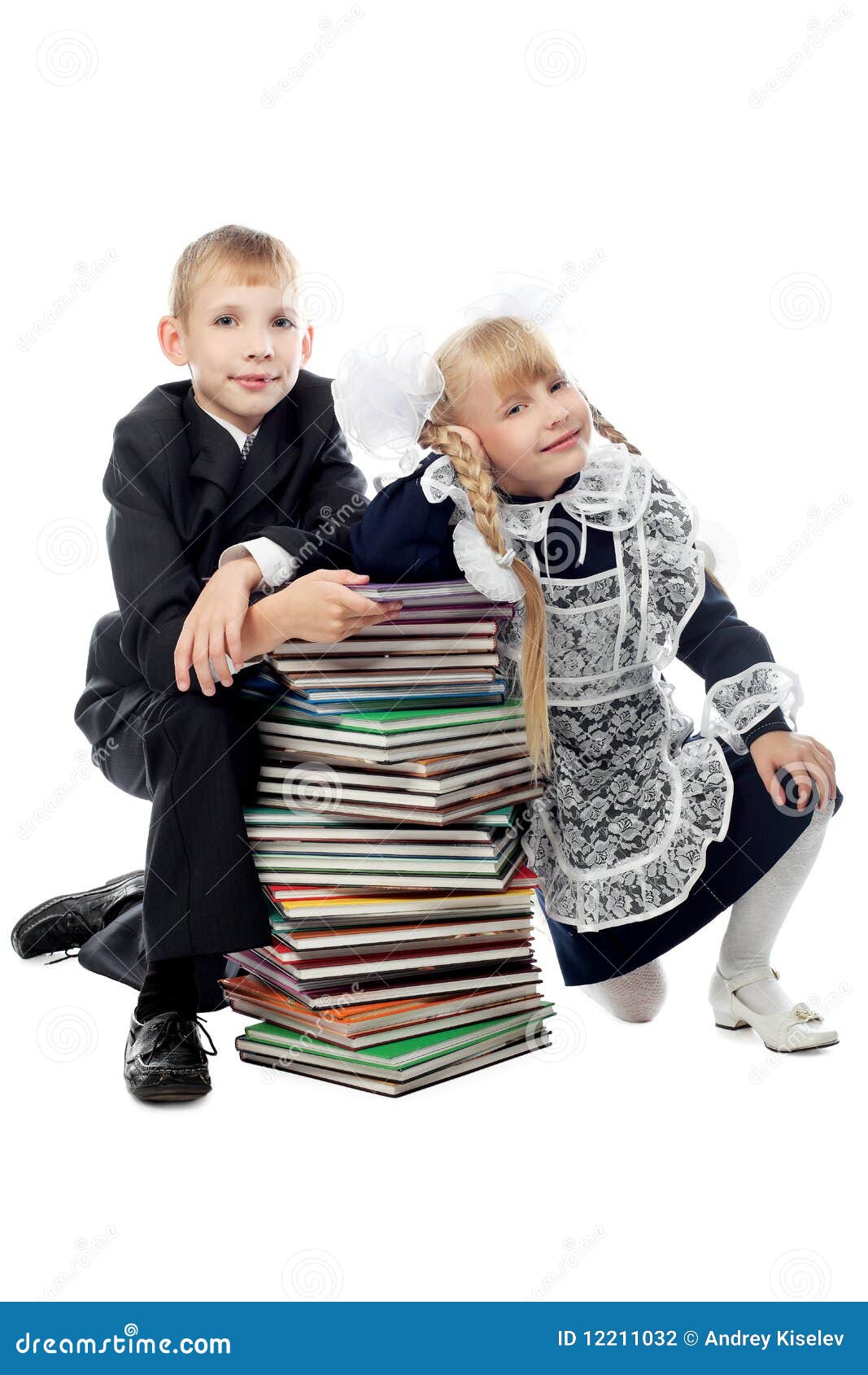 Two pupils stock photo. Image of couple, pupil, childhood - 12211032