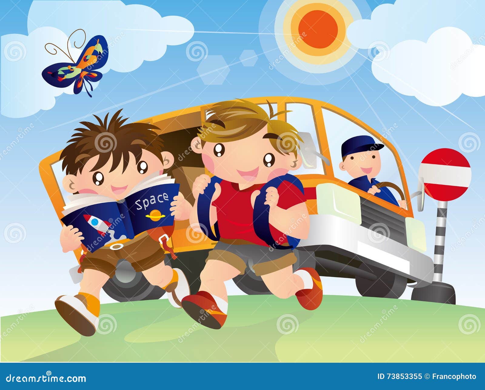 Get Off Bus Stock Illustrations – 32 Get Off Bus Stock Illustrations ...