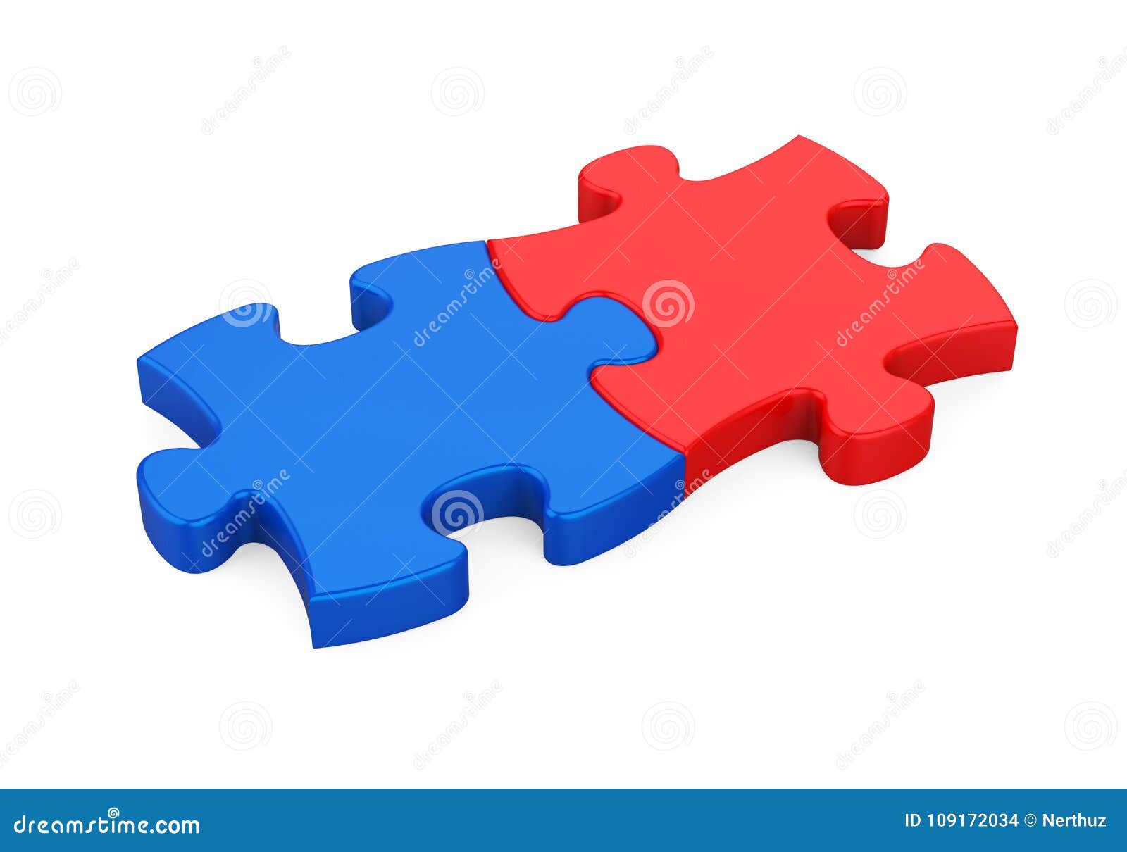Two Puzzle Pieces Isolated stock illustration. Illustration of shape ...