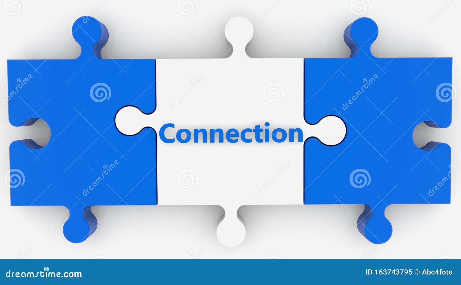 Two Puzzles Ready for Connection Stock Illustration - Illustration of ...