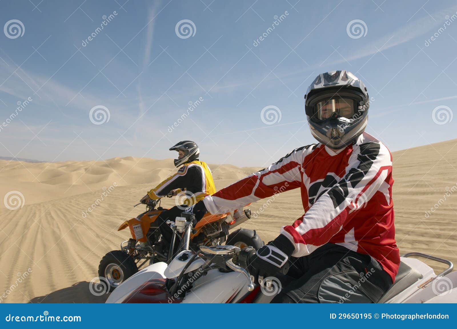 Two Quad Bike Racers stock image. Image of ride, leisure - 29650195