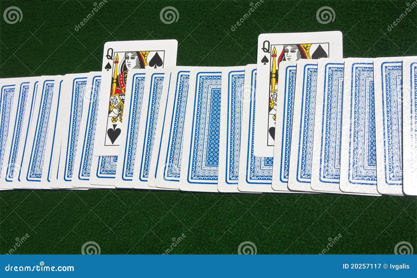 Two Queens of Spades stock image. Image of joker, face - 20257117