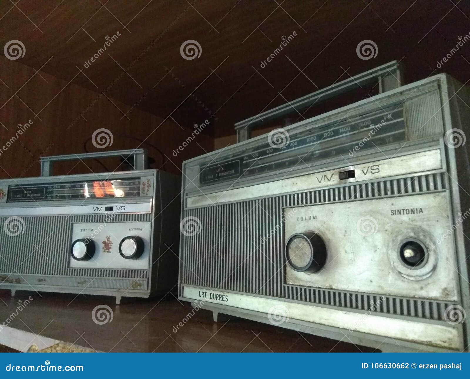 Two radios stock photo. Image of radio, front, view - 106630662