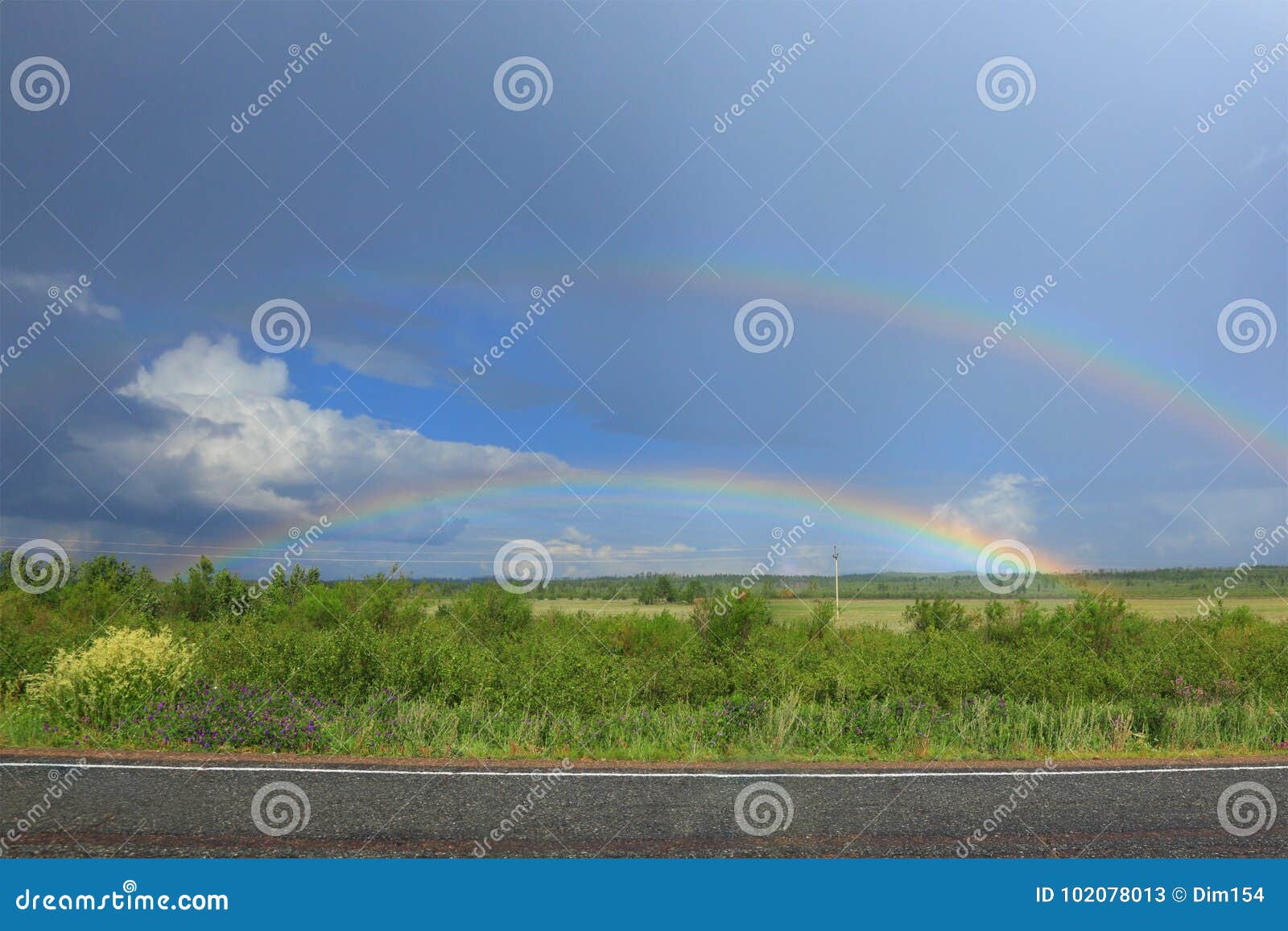 Two rainbows stock image. Image of multicoloured, bright - 102078013