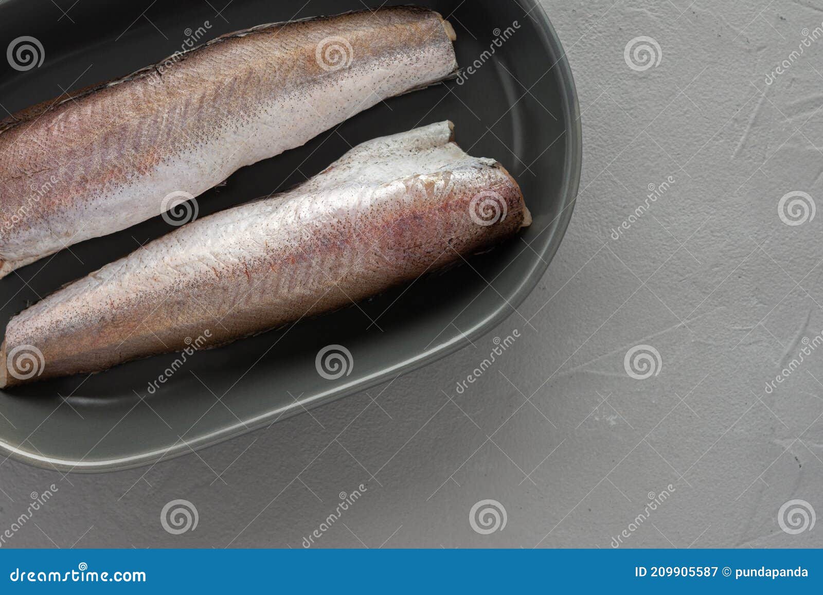 Two Raw Hake Carcasses Close-up Stock Image - Image of diet, health ...