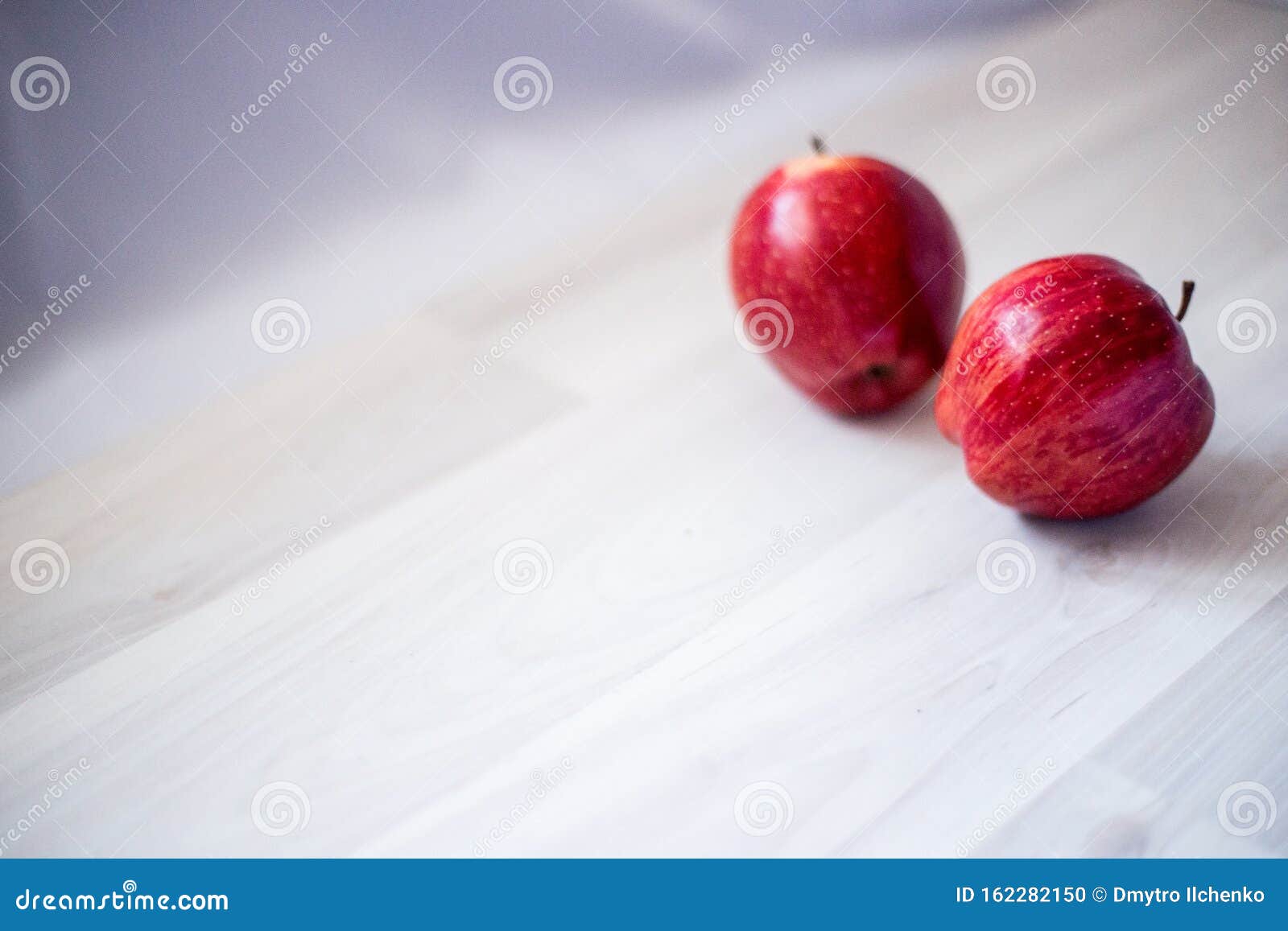 Two Red Apples on a Light Background Stock Photo - Image of fruits ...