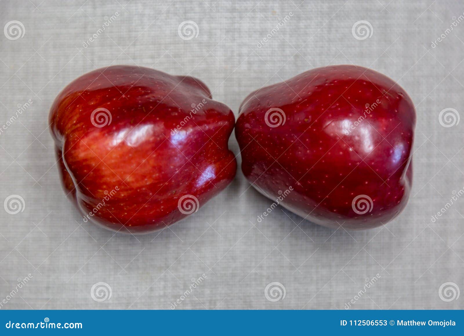 Two generic red apples stock image. Image of cultivarsvarieties - 112506553