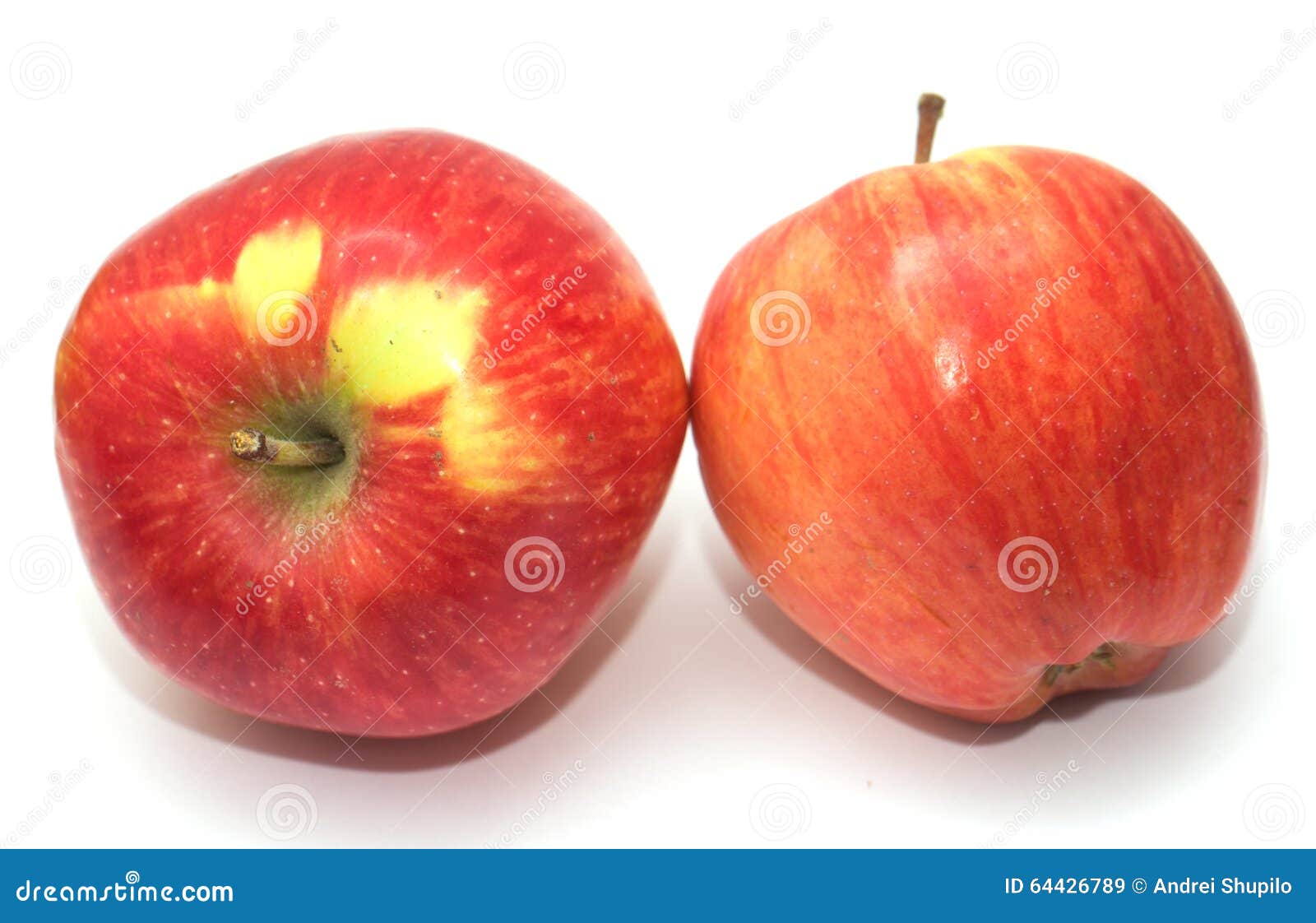 Two red apples stock image. Image of color, perfect, ingredient - 64426789