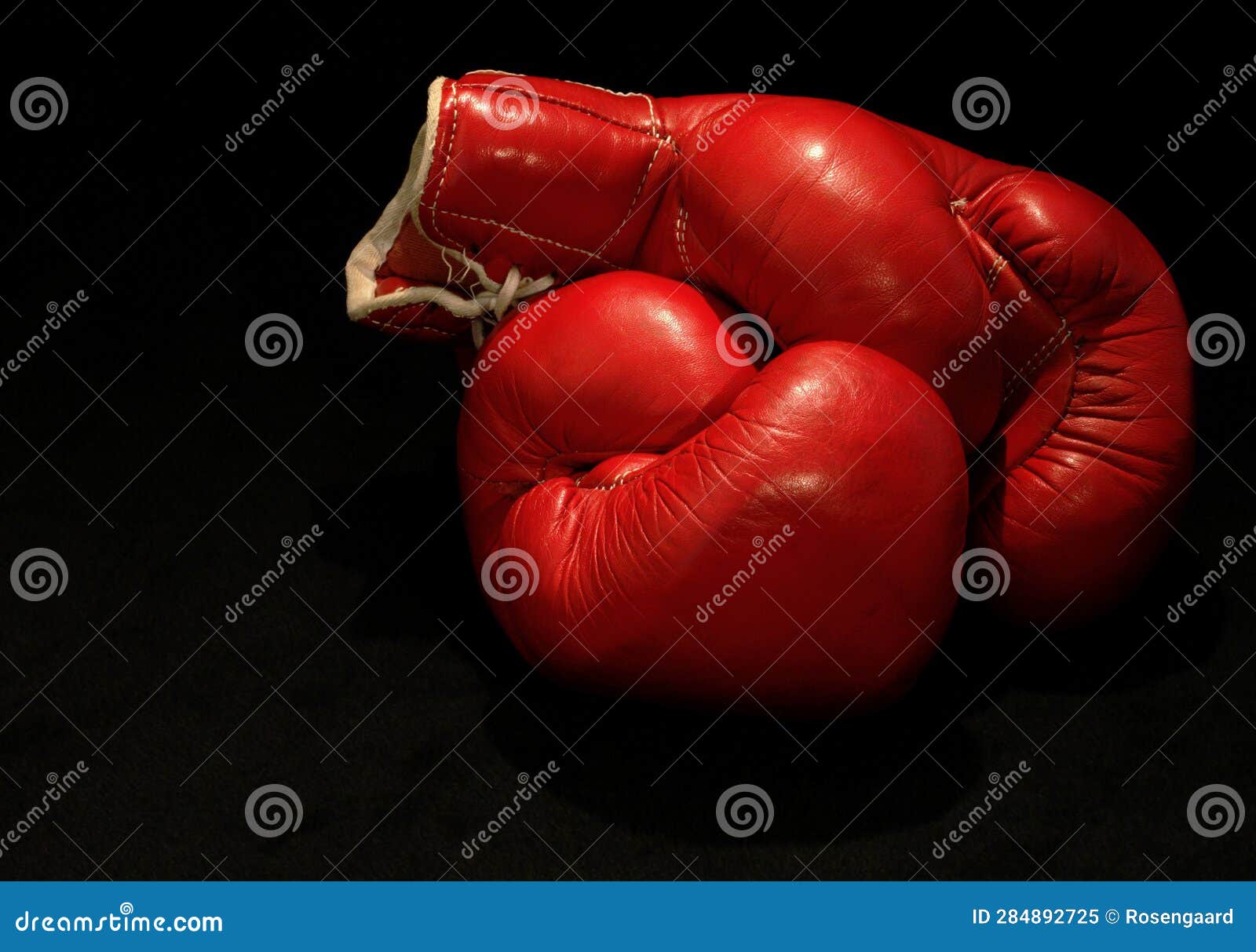Two red boxing gloves stock image. Image of champion - 284892725