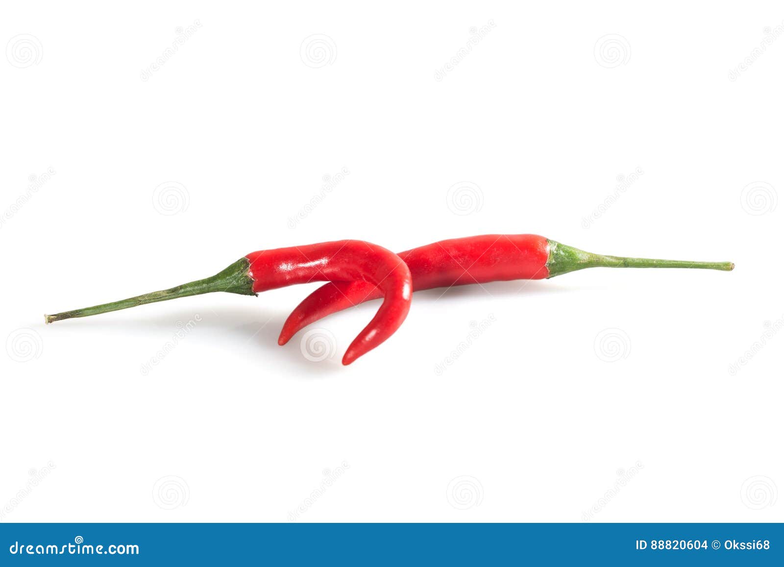 Two red chili peppers stock photo. Image of chili, healthy - 88820604