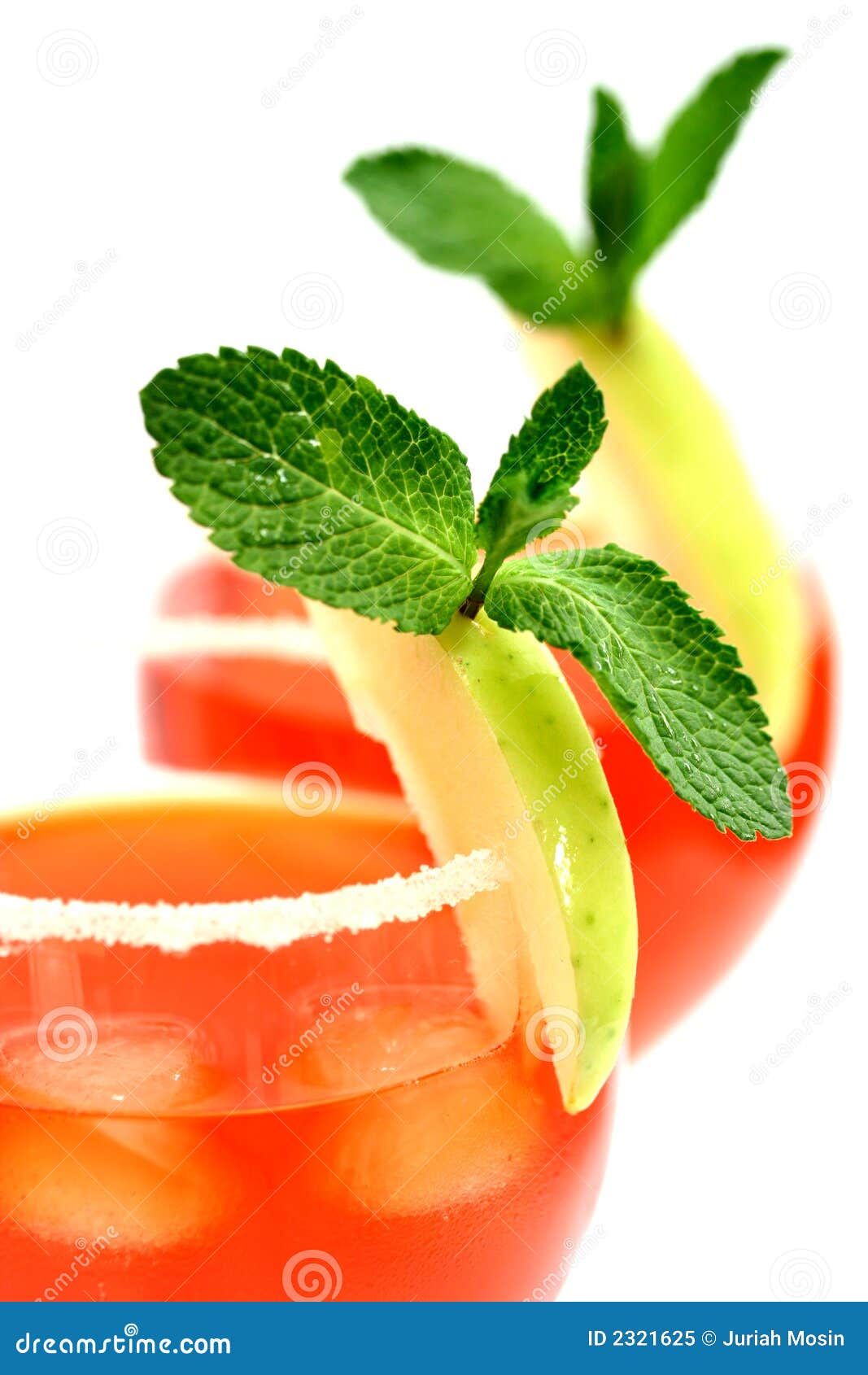 Two Red Cocktail Concoction Stock Image - Image of drink, occasion: 2321625