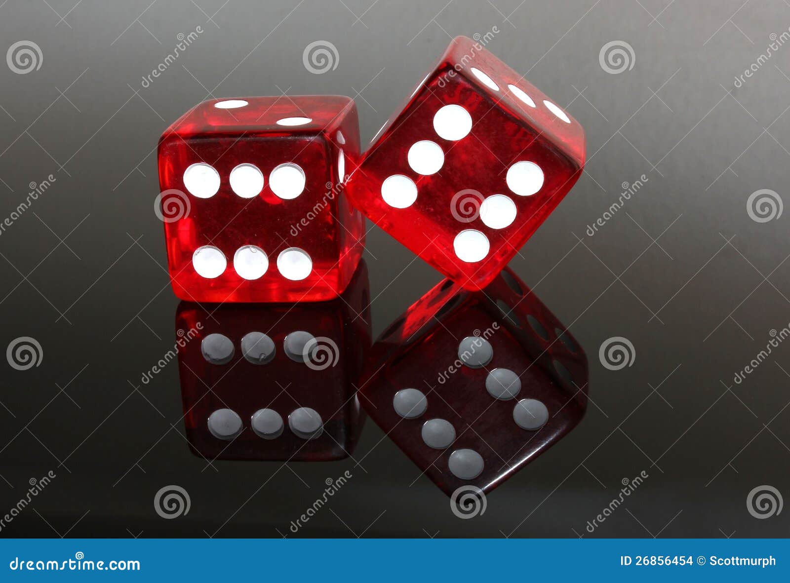 Two Red Dice stock photo. Image of chance, roll, betting - 26856454