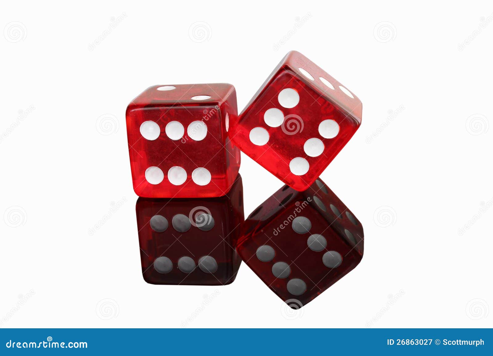Two Red Dice stock image. Image of choice, chance, leisure - 26863027