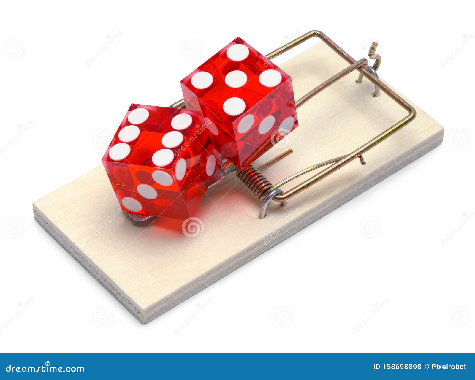 Gamble Trap stock photo. Image of gambling, animal, wood - 158698898