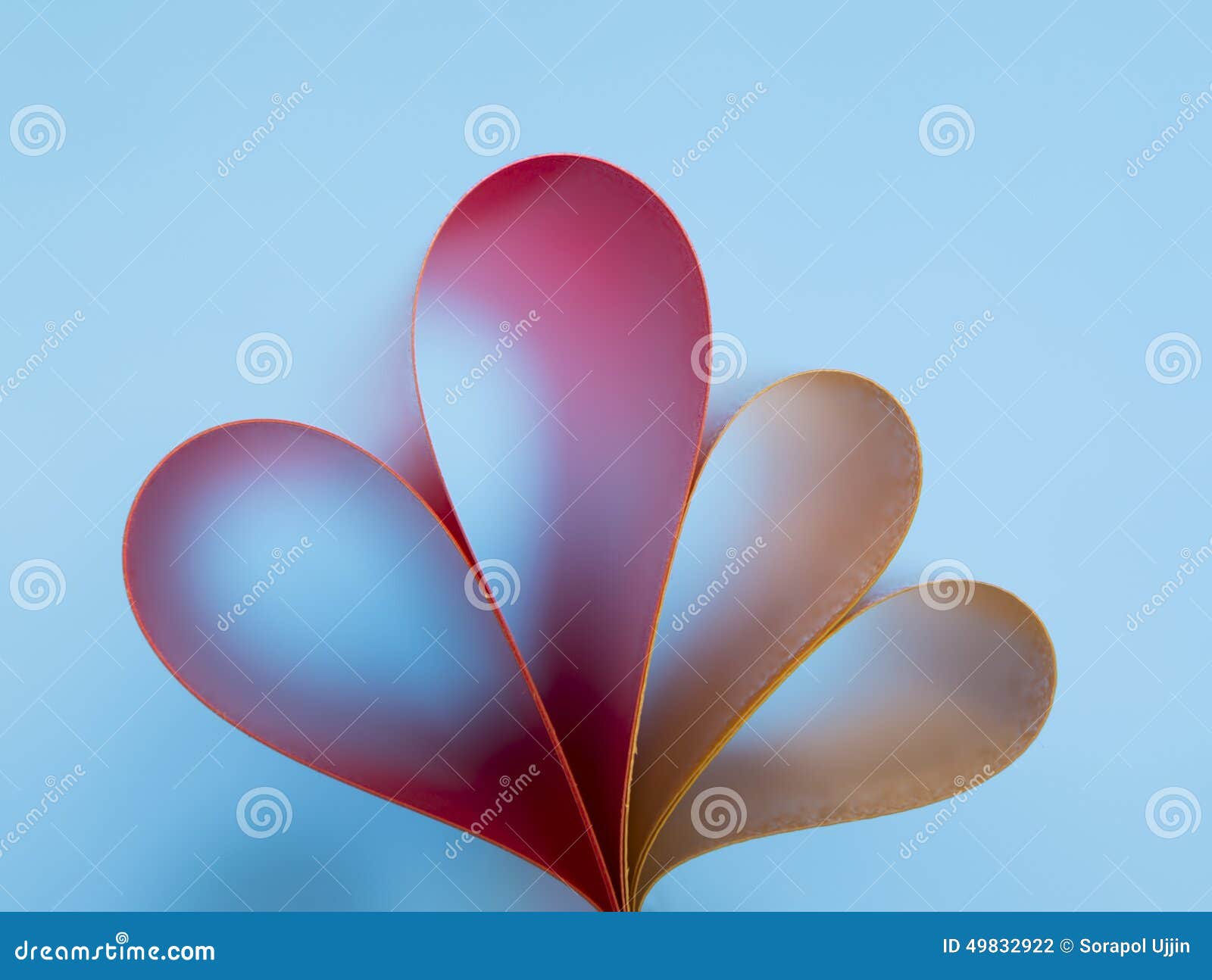 Two Red Heart on Gradient Background Stock Photo - Image of label ...