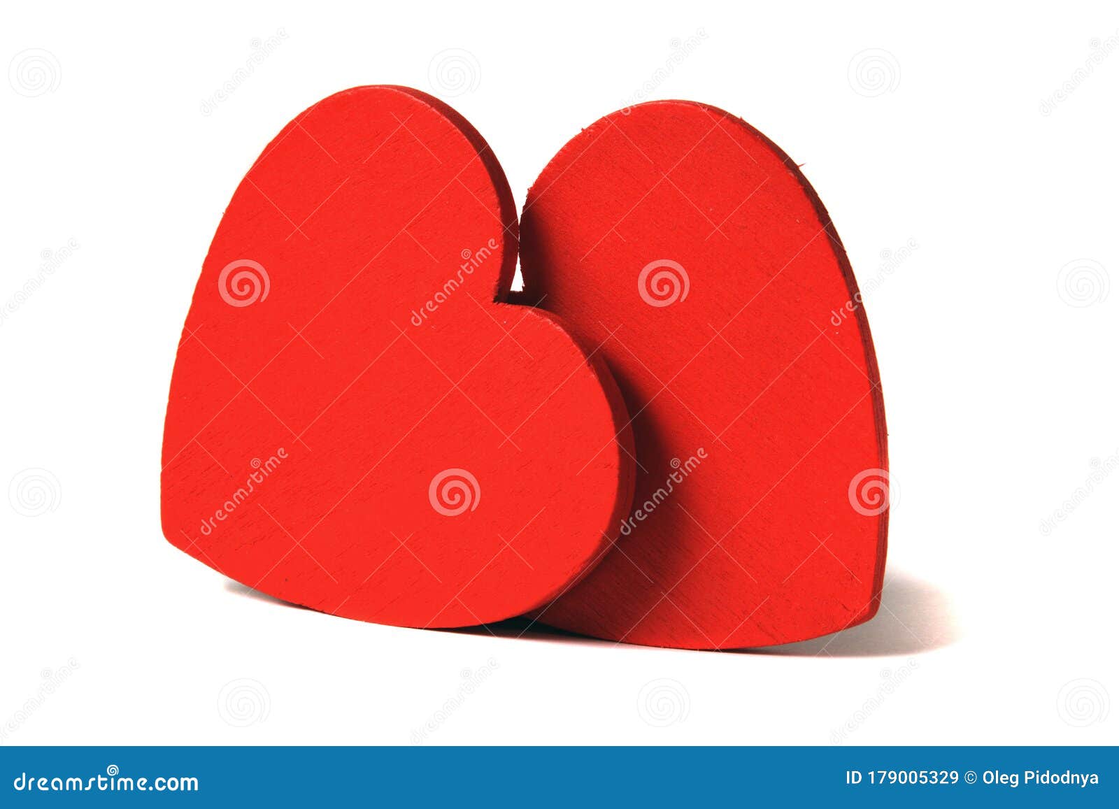 Two red hearts stock image. Image of decoration, design - 179005329
