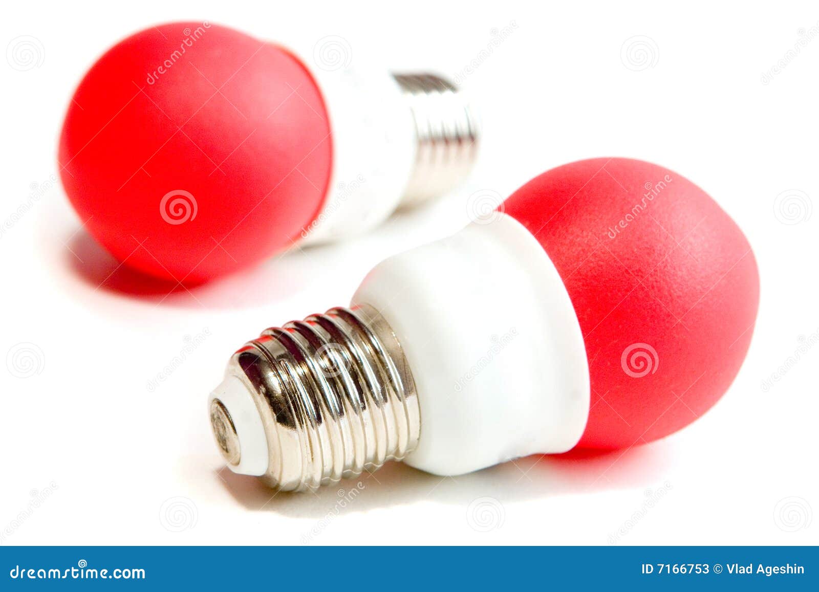 Two red light bulb stock image. Image of wire, glowing - 7166753