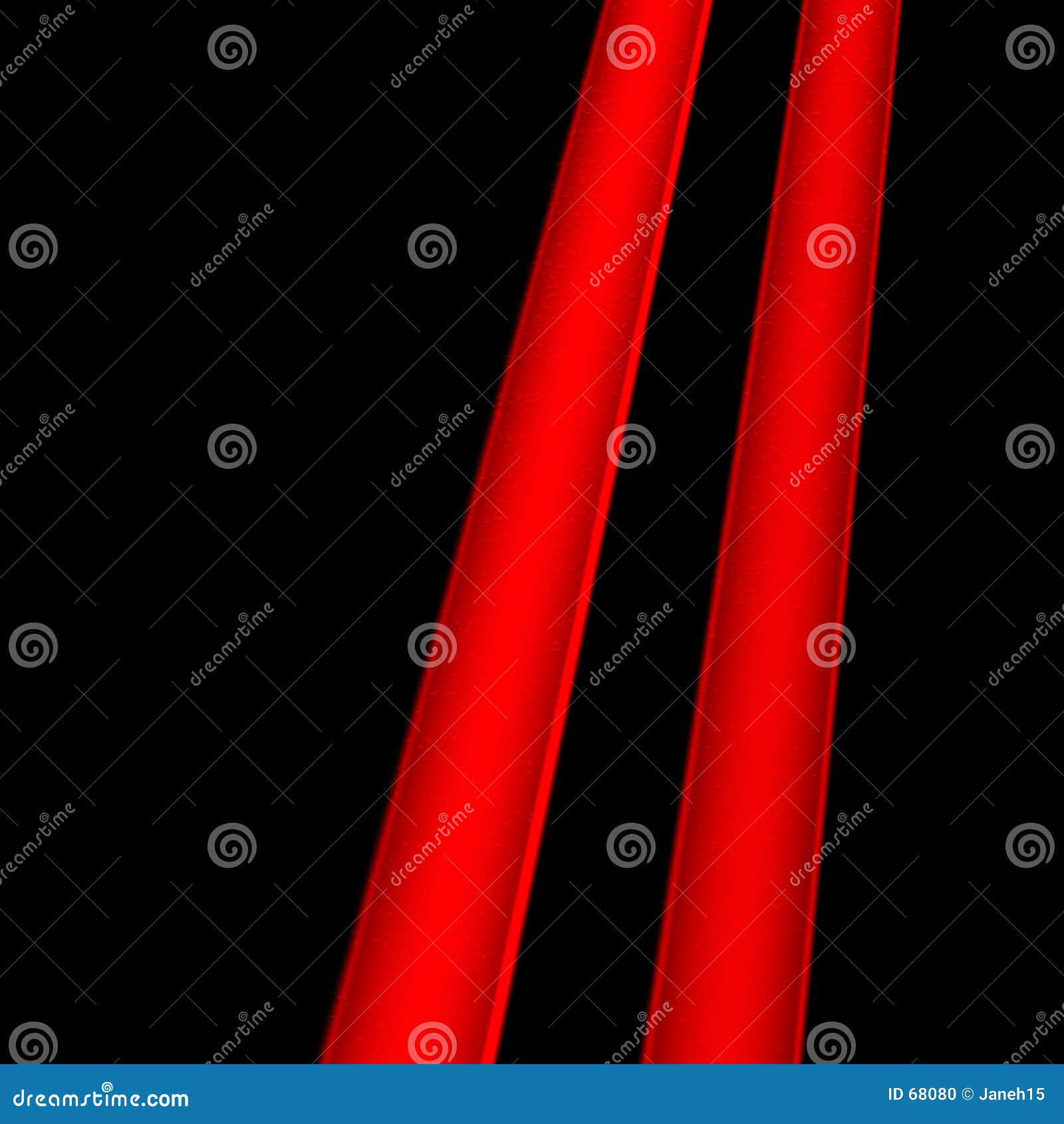 Two red lines stock illustration. Illustration of shapes - 68080