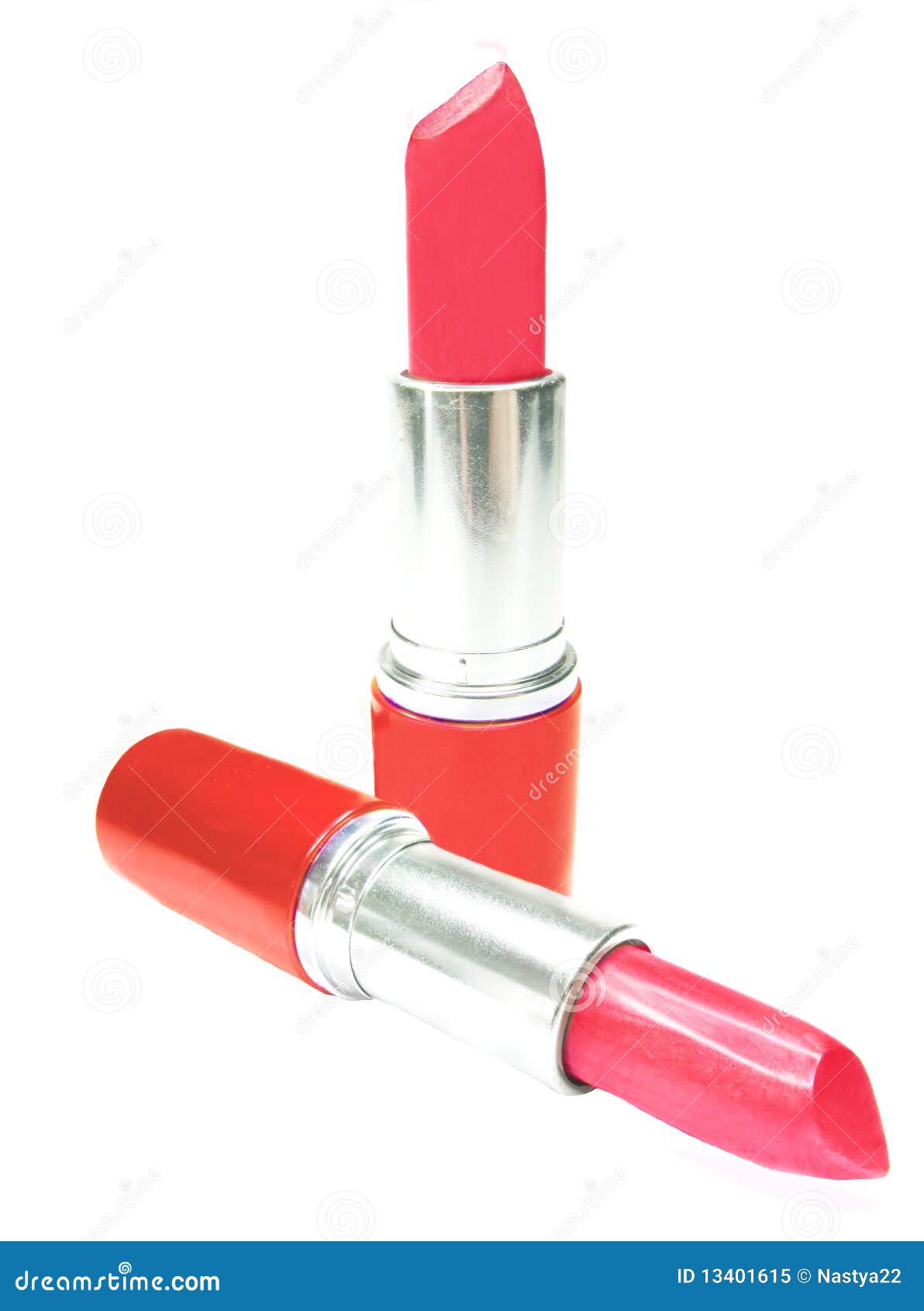 Two red lipsticks stock image. Image of color, girls - 13401615