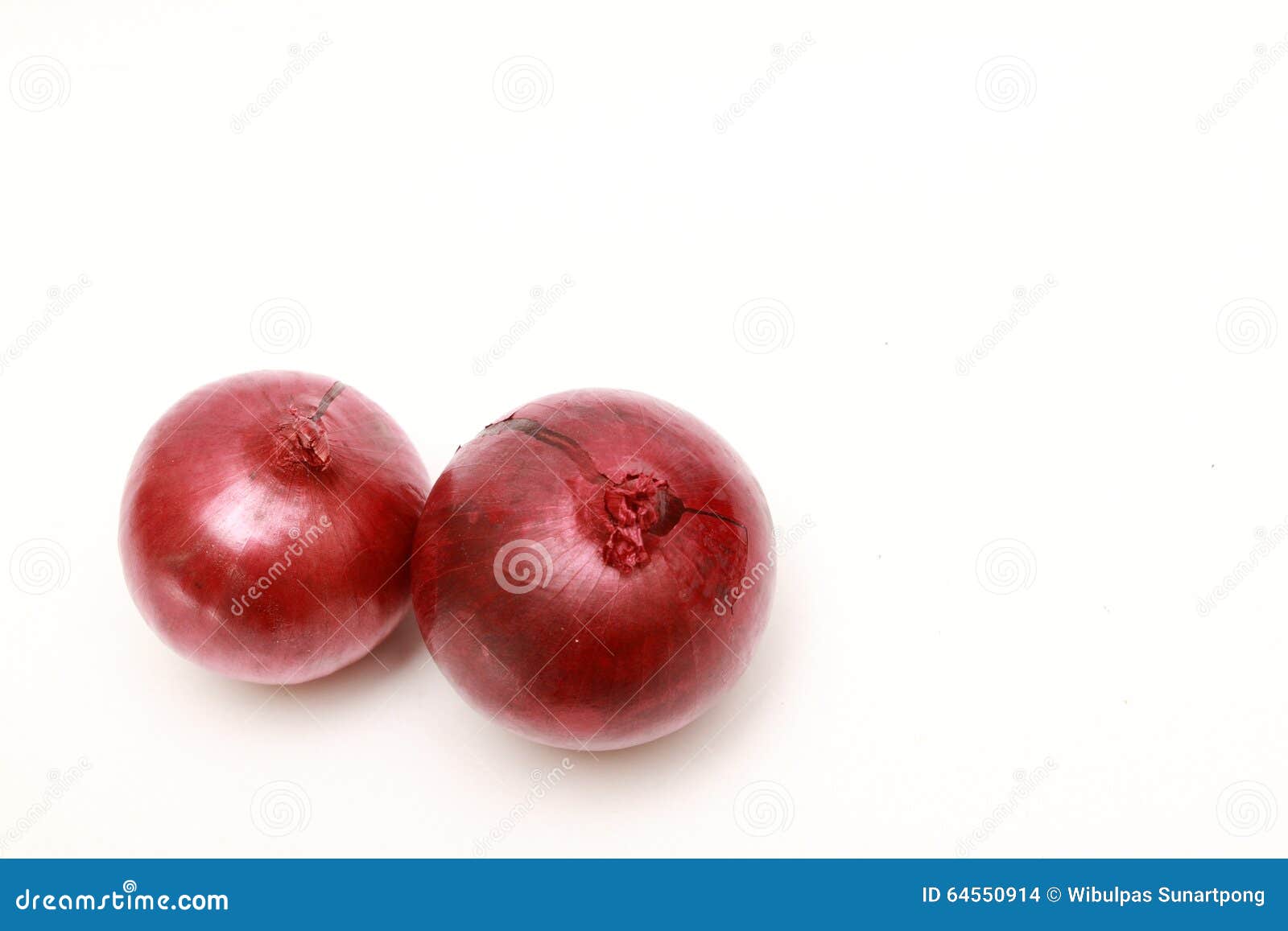 Two Red Onion on White Background Stock Photo - Image of gourmet ...