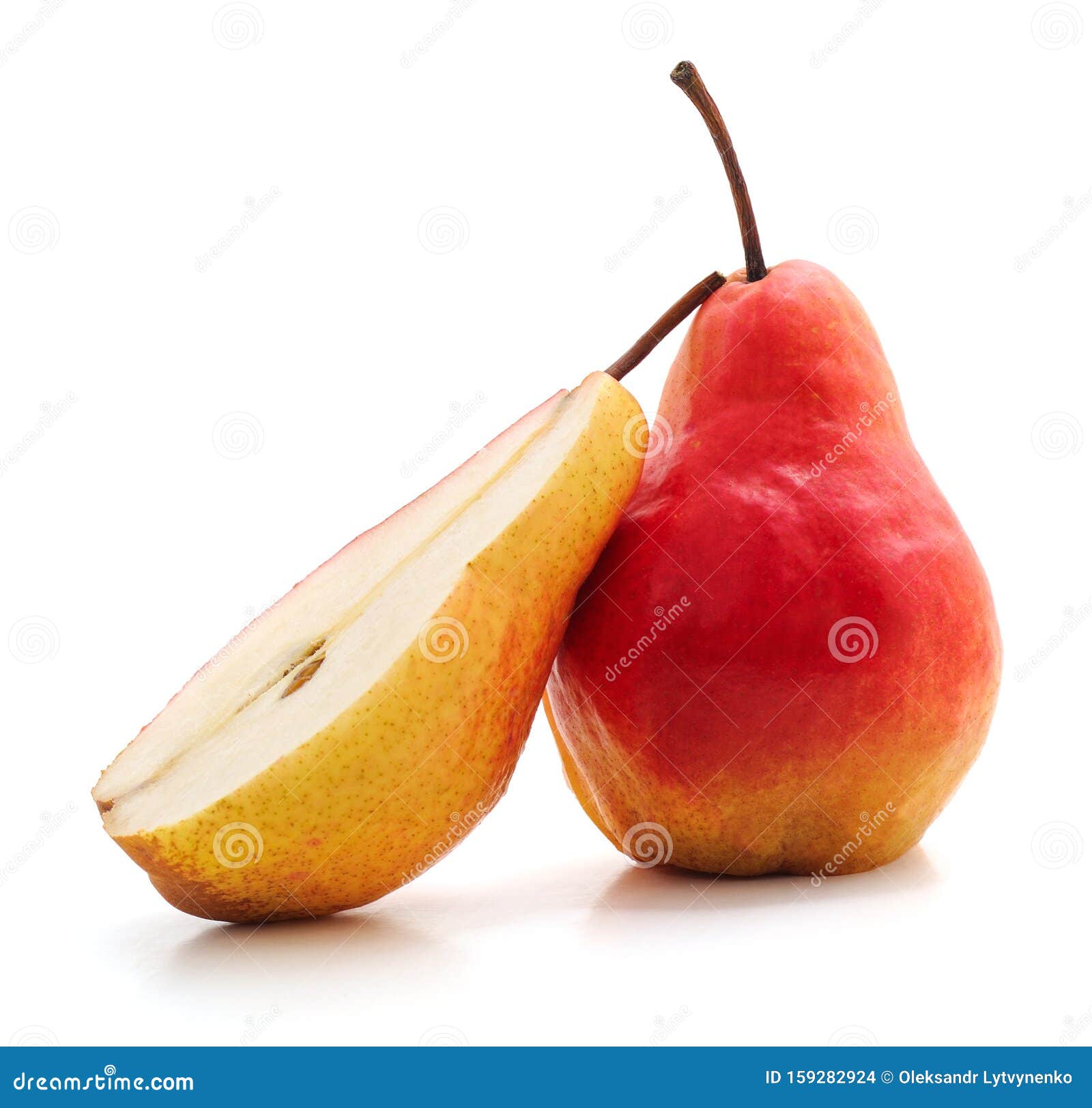 Two red pears stock photo. Image of summer, nature, autumn - 159282924