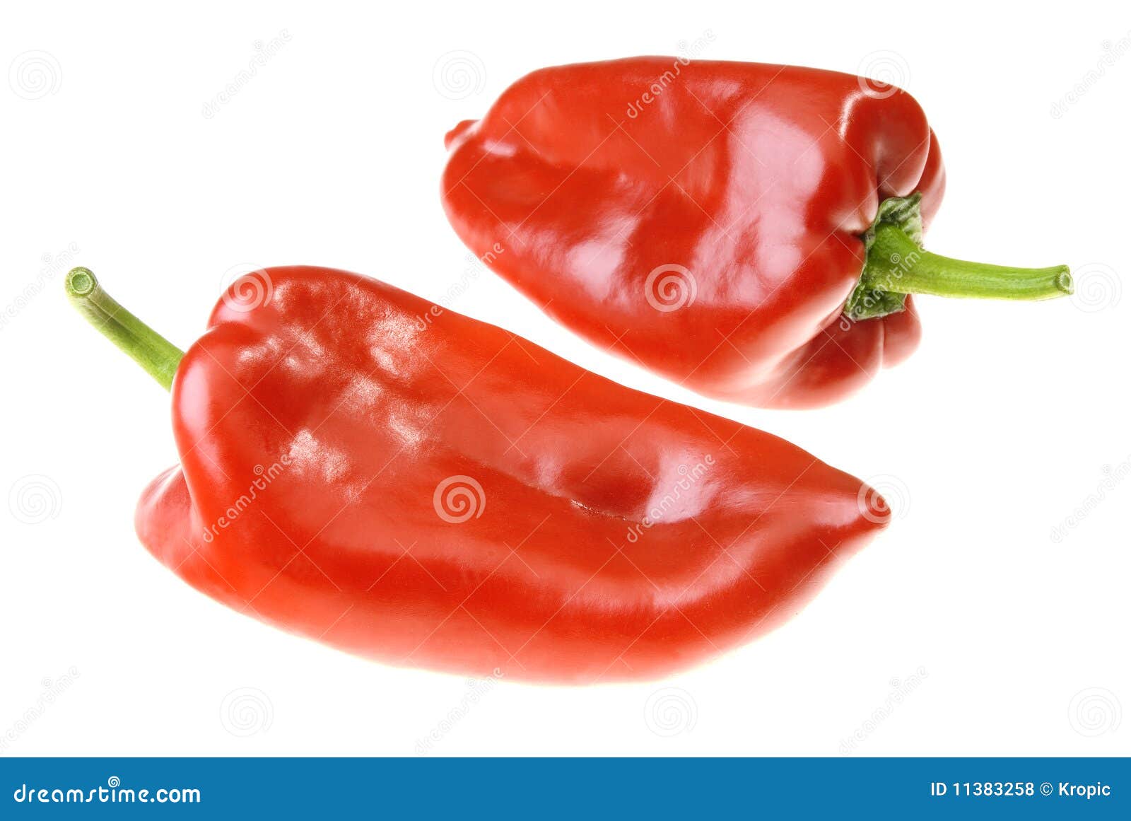 Two red peppers stock photo. Image of ingredient, color - 11383258