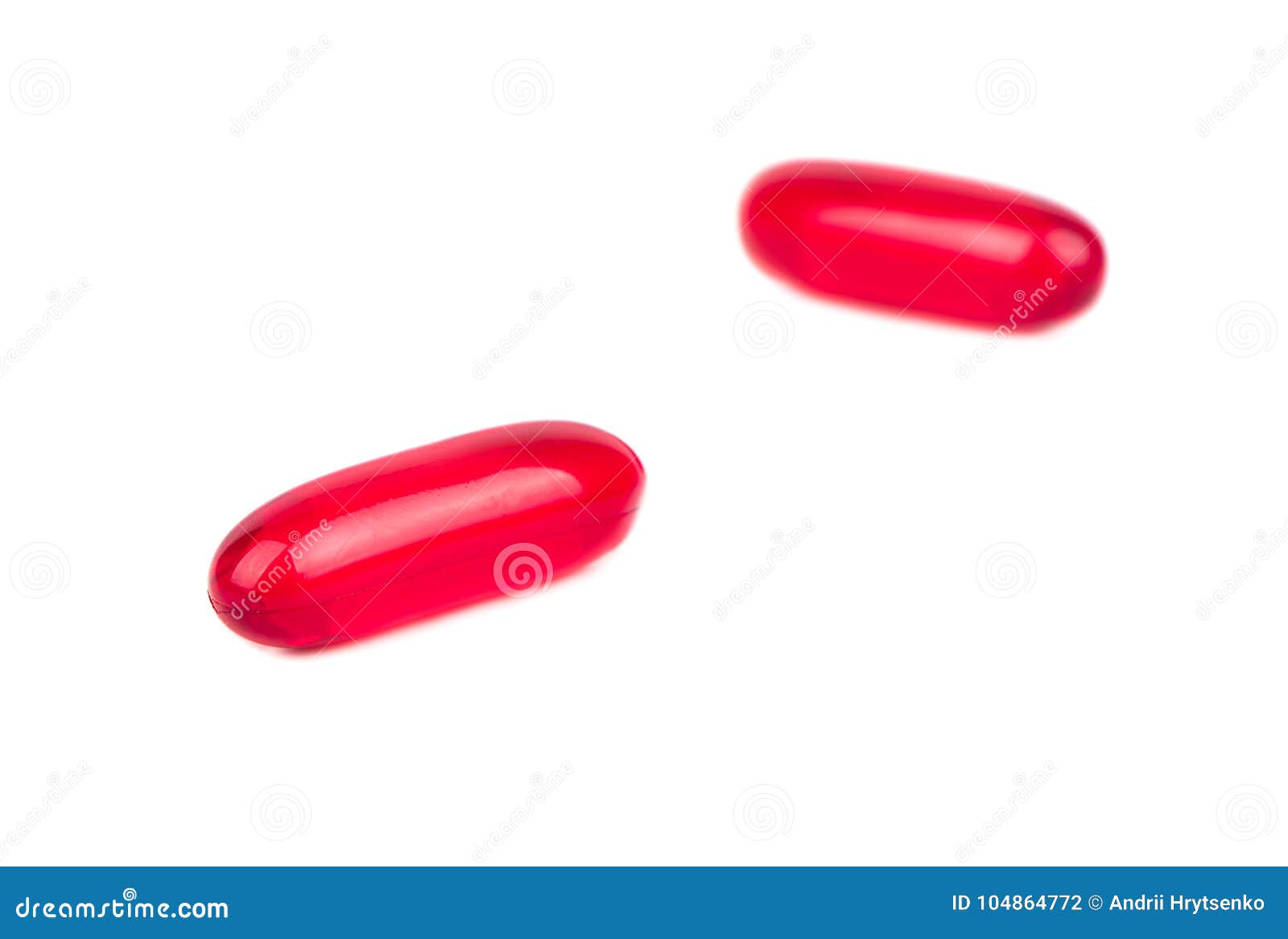 Two red pill capsule stock photo. Image of background - 104864772