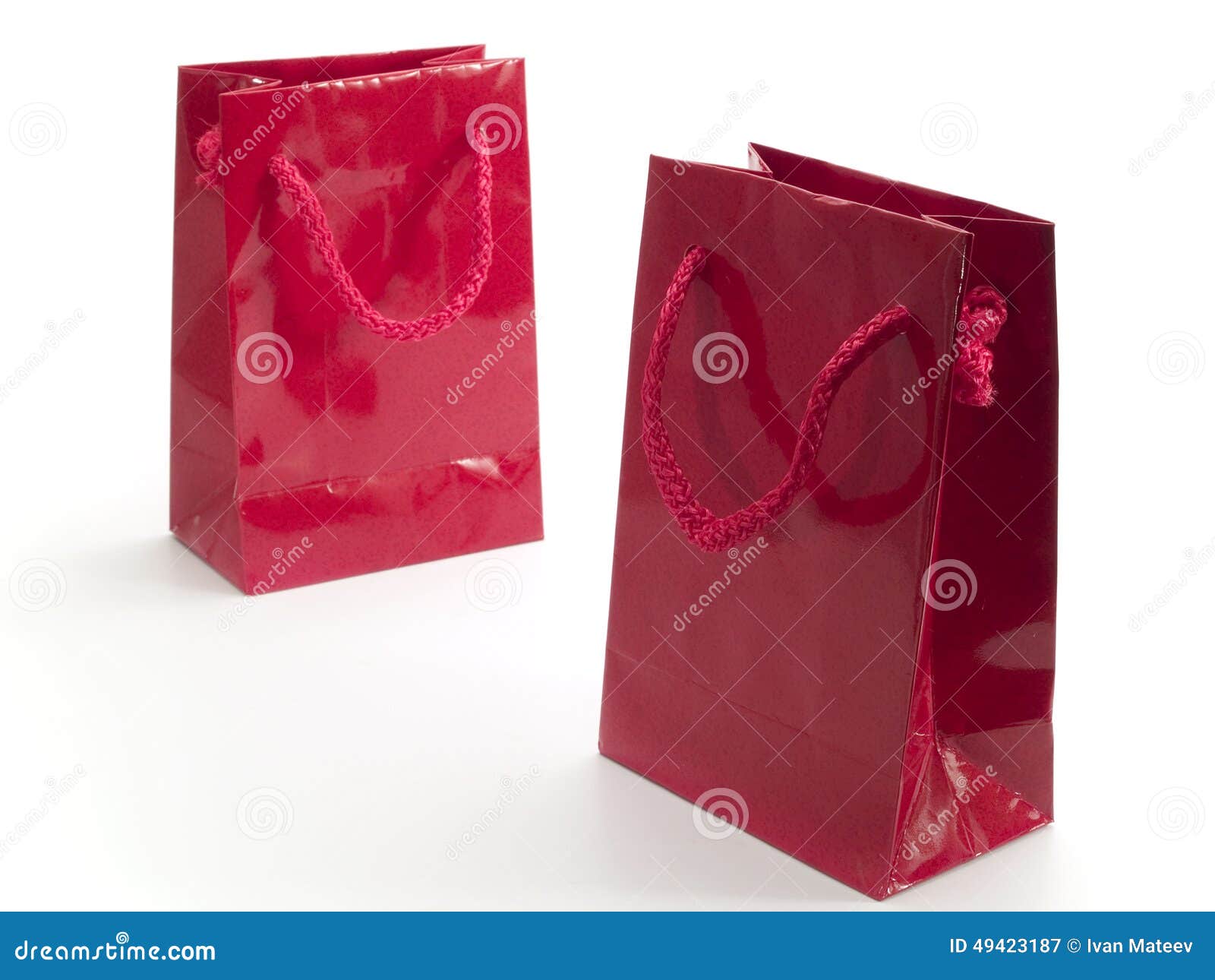 Two red presents stock image. Image of close, shot, present - 49423187