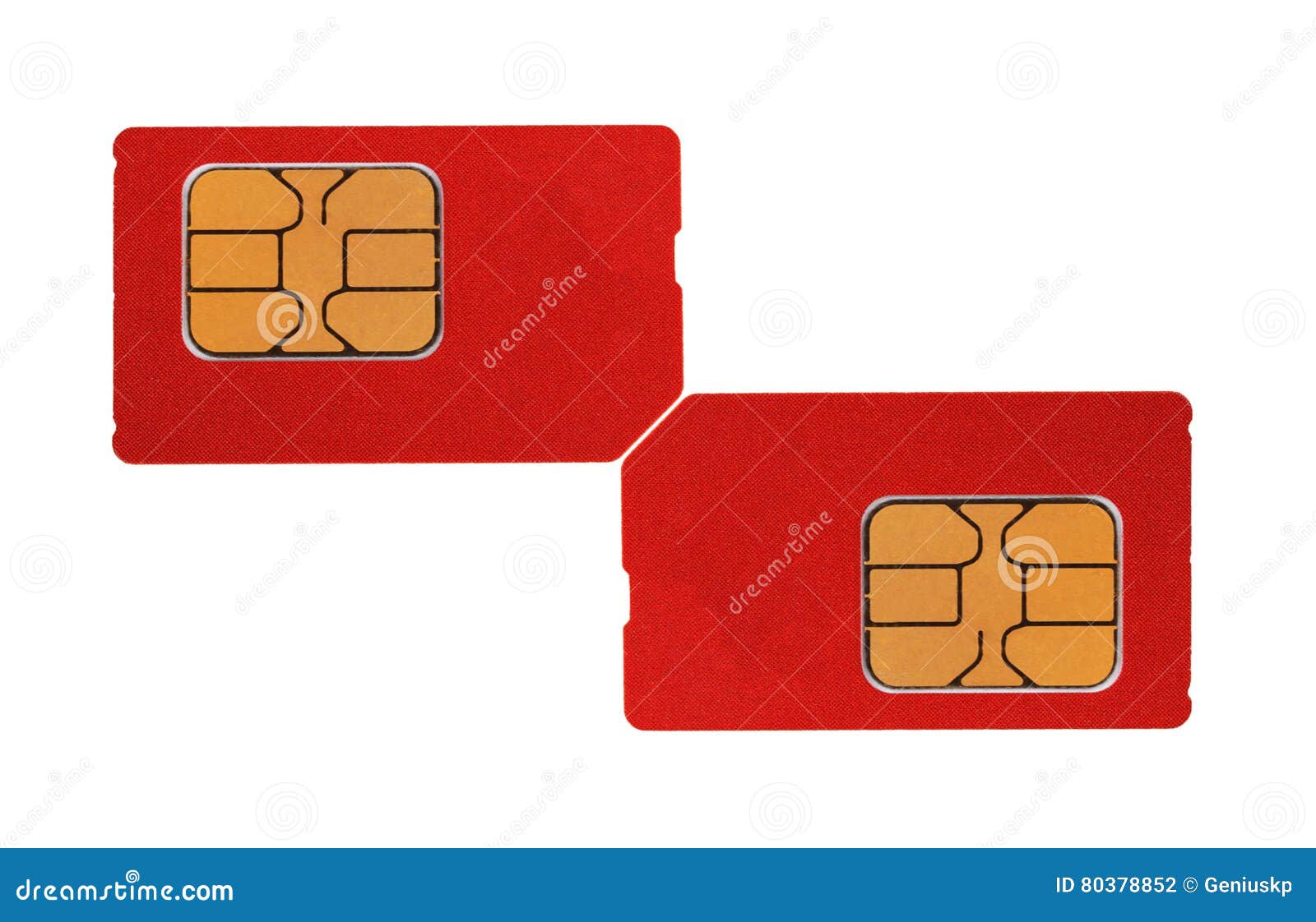 Two red sim card stock photo. Image of micro, icon, number - 80378852