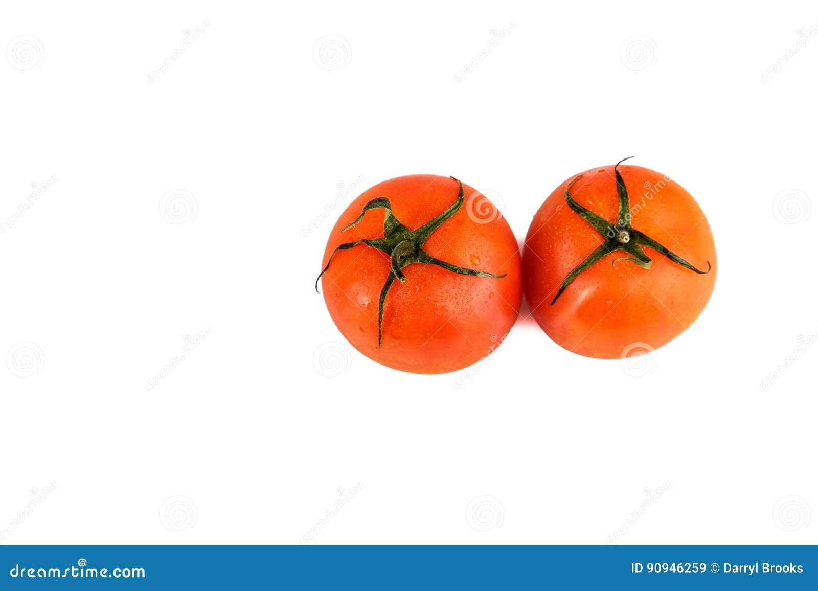 Two Red Tomatoes on White Background Stock Image - Image of tomatoes ...