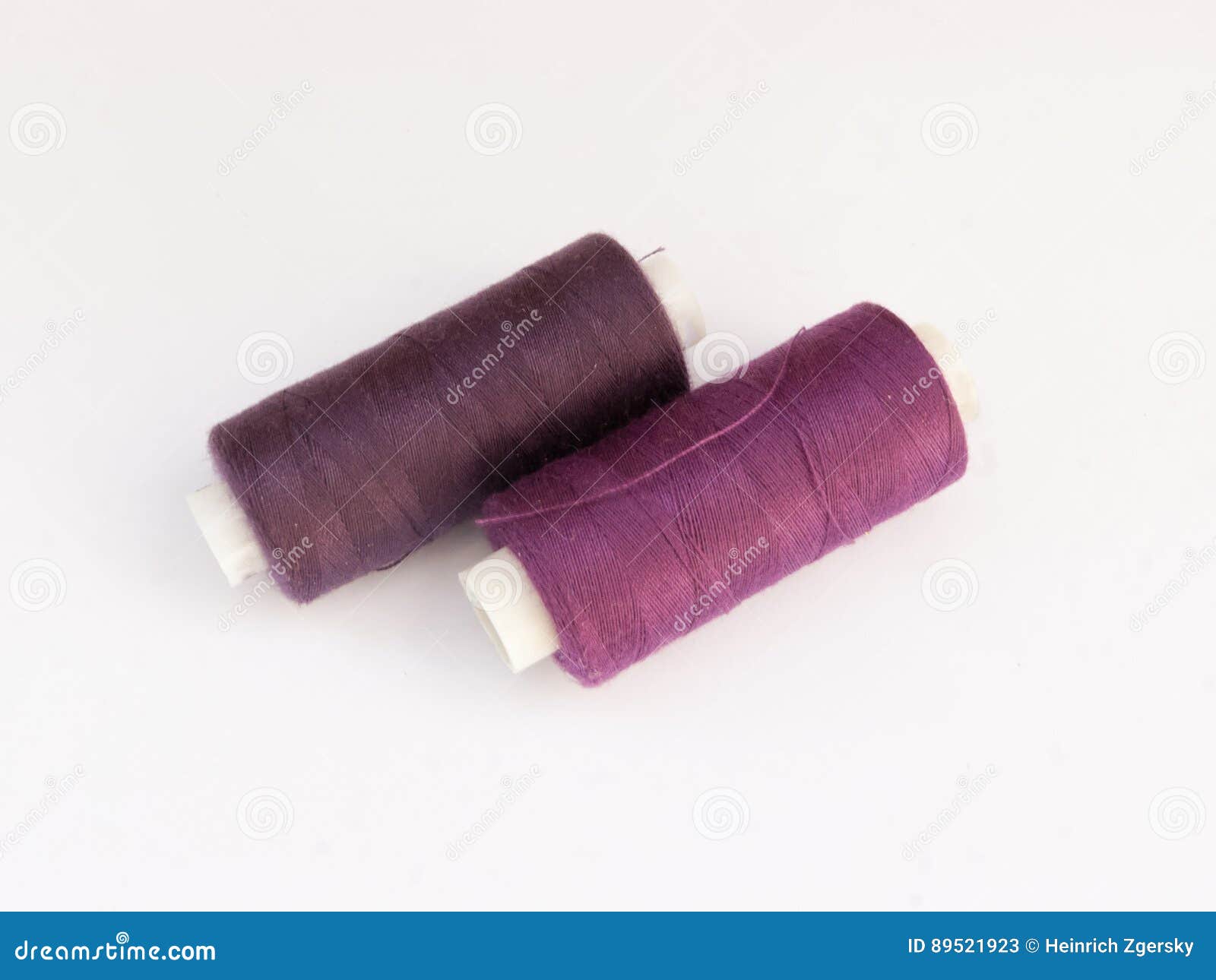 Two reels of thread stock image. Image of object, industry - 89521923