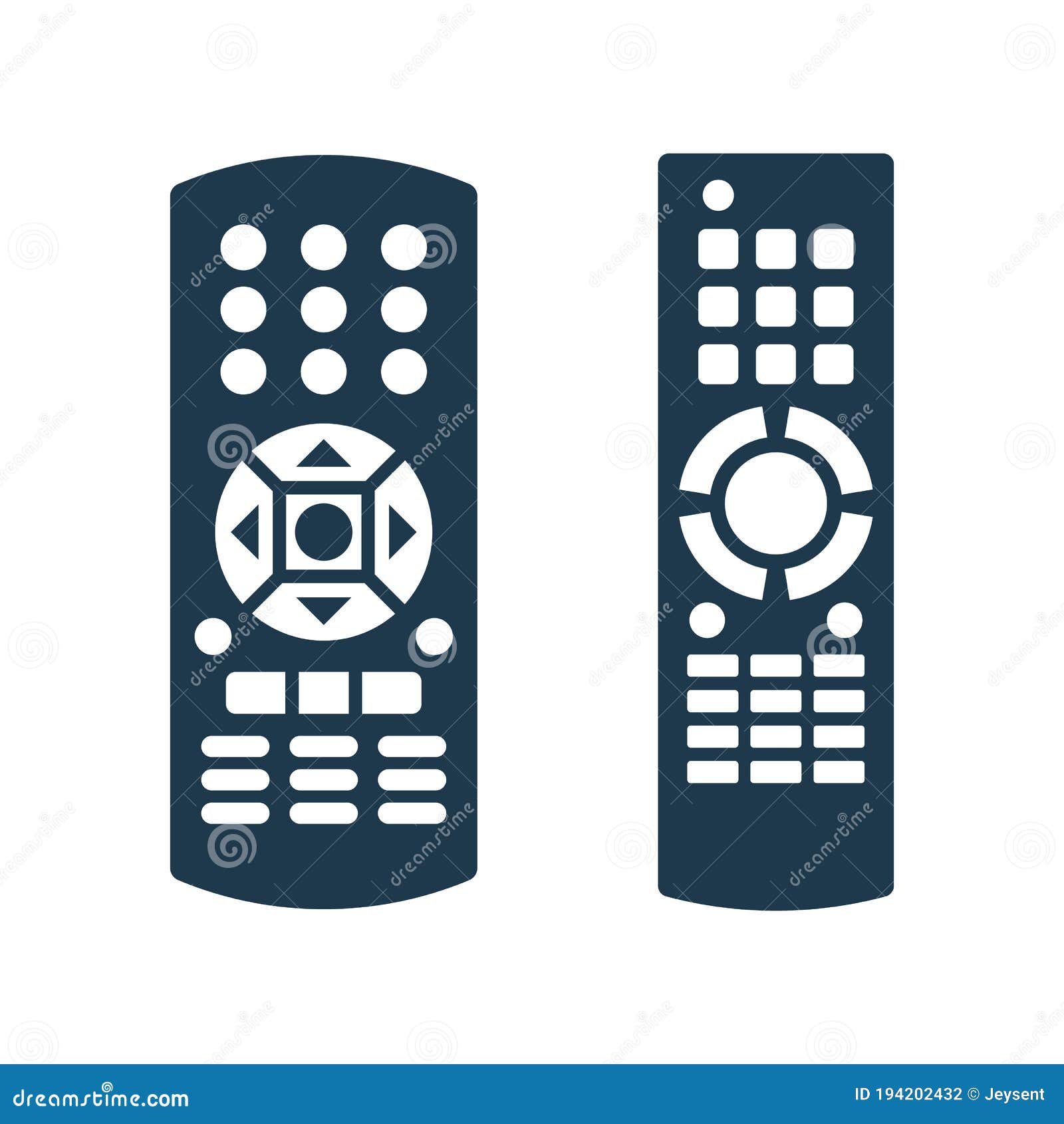 Two Remote Controls. Technology Communication Switch Button. Program ...