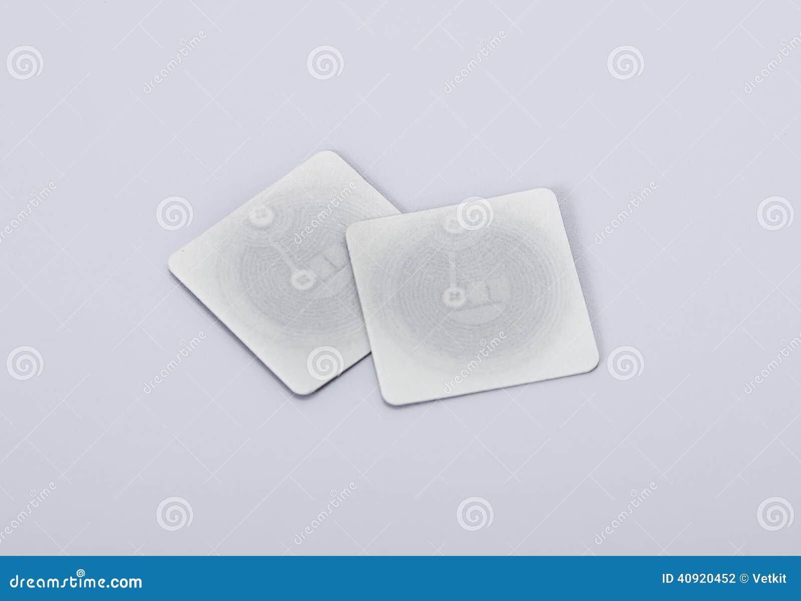Two of rfid tags stock photo. Image of laboratory, rfid - 40920452