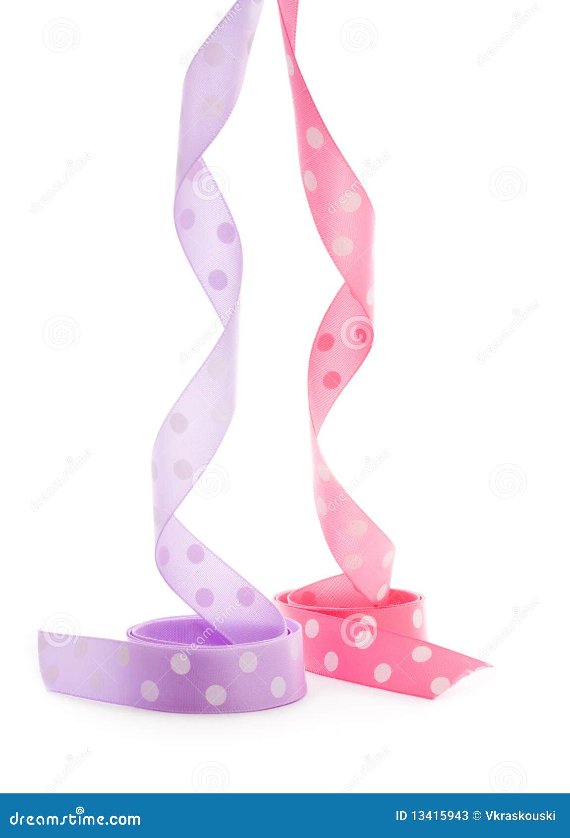 Two ribbons stock image. Image of ball, holiday, holly - 13415943