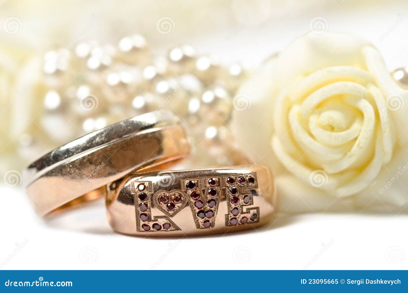 Two rings stock image. Image of love, ceremony, elegant - 23095665