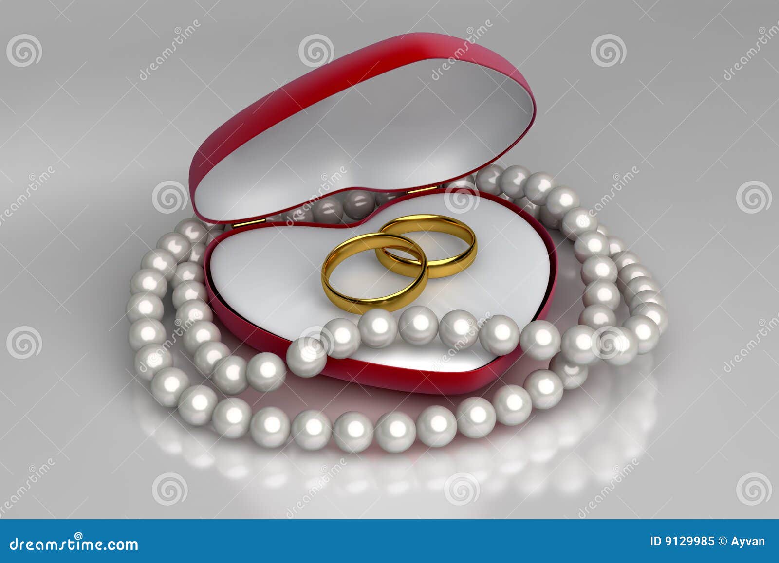 Two rings stock illustration. Illustration of heart, bride - 9129985