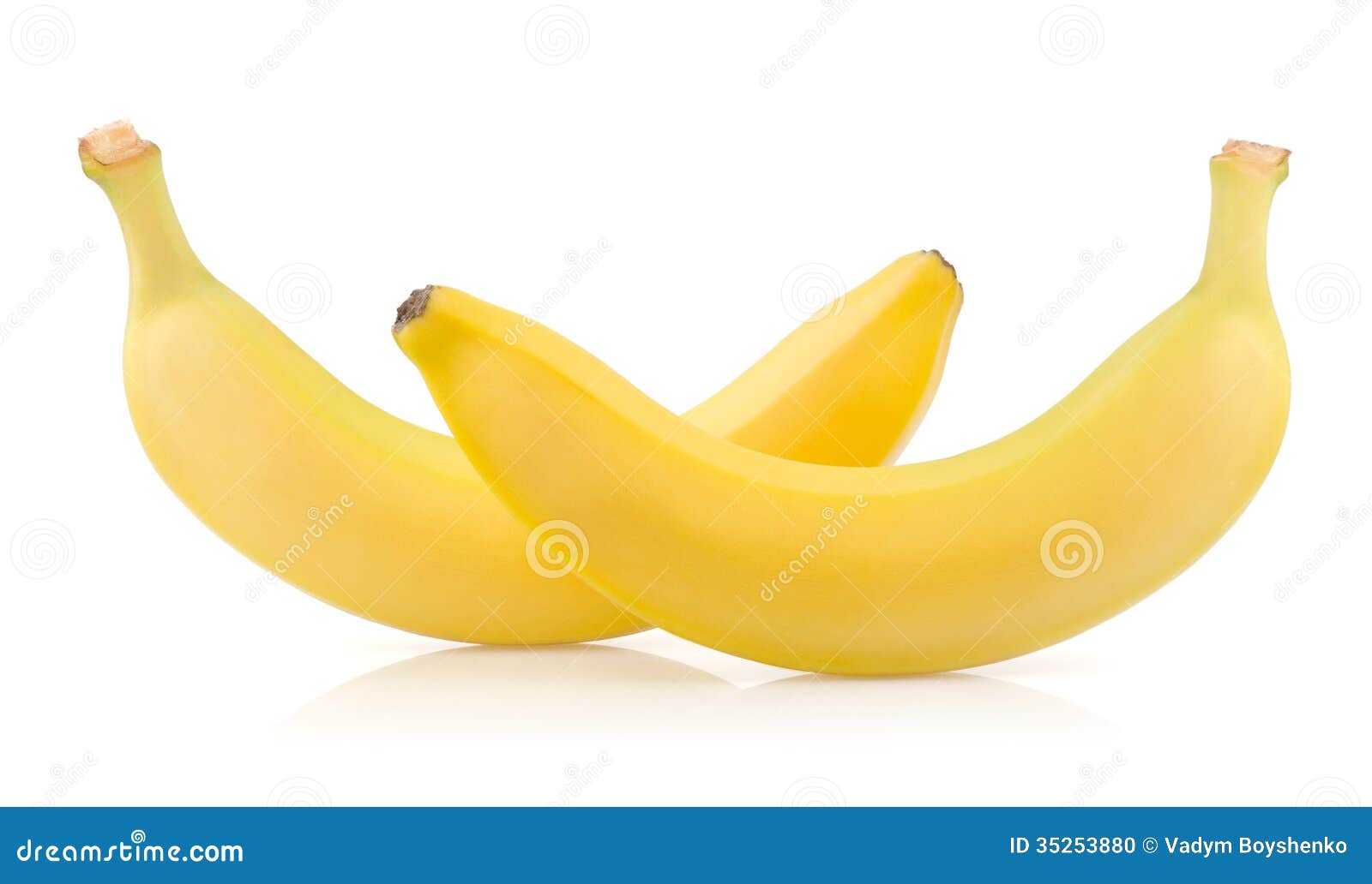 Two Ripe Bananas stock photo. Image of eating, tropical - 35253880