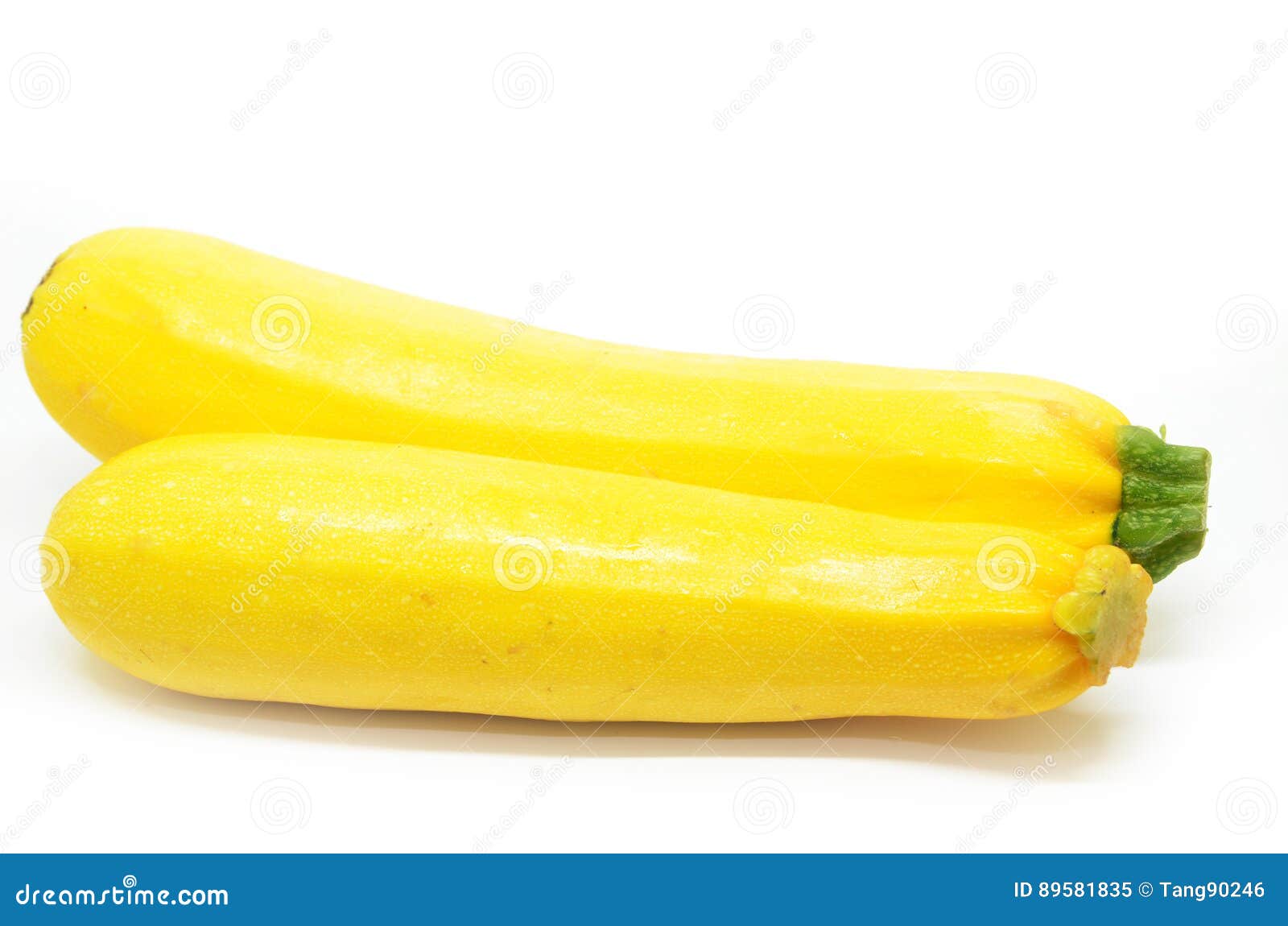 Two ripe yellow courgettes stock image. Image of crop - 89581835