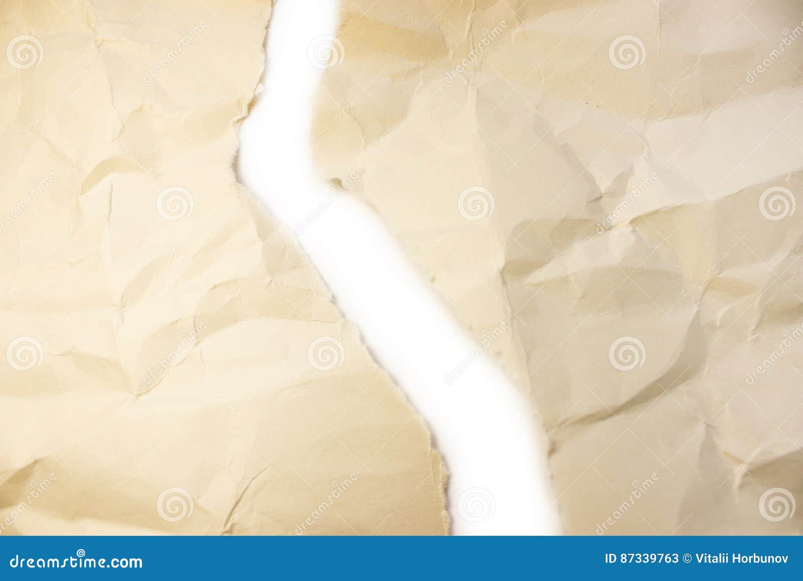 Two Ripped Pieces of Paper on White Background Stock Image - Image of ...