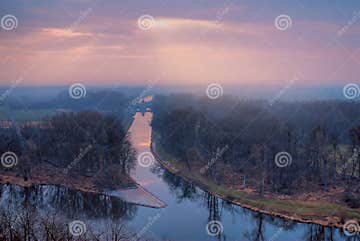 Two rivers stock photo. Image of mist, high, elevated - 2927072