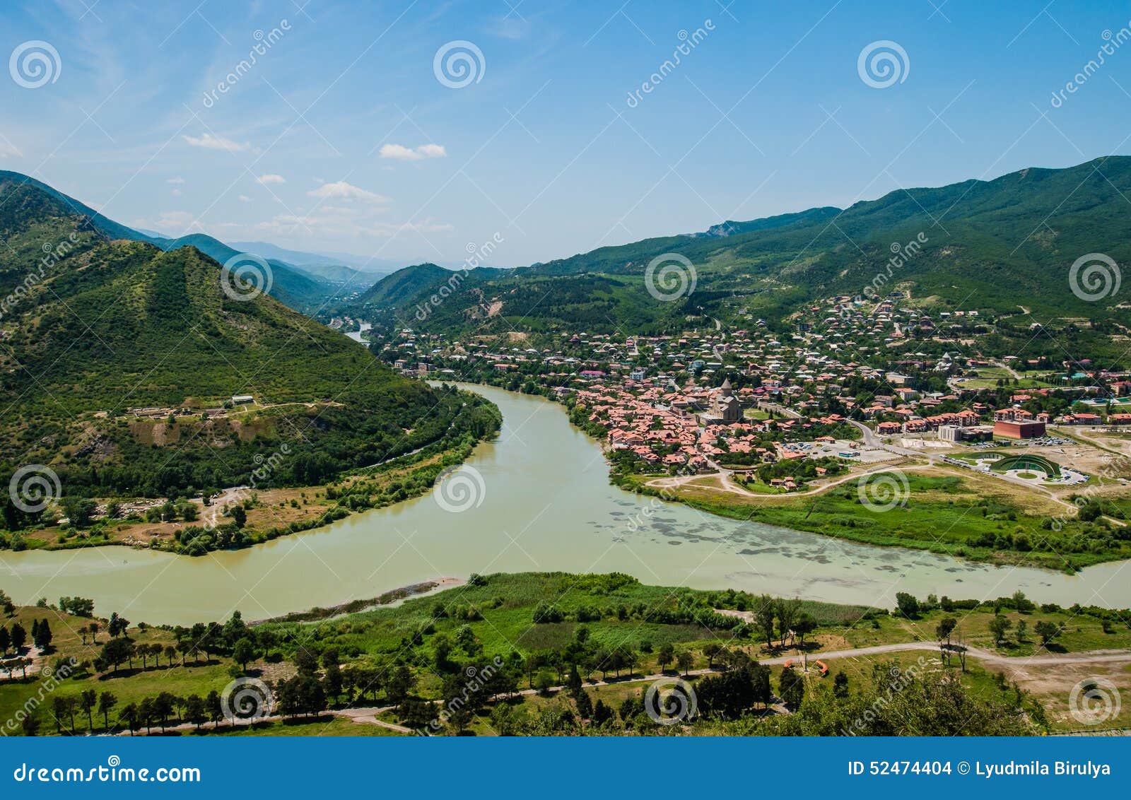 Two rivers stock photo. Image of travel, mountains, river - 52474404