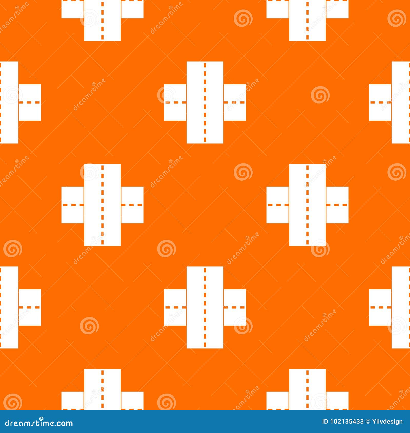 Two roads pattern seamless stock vector. Illustration of path - 102135433