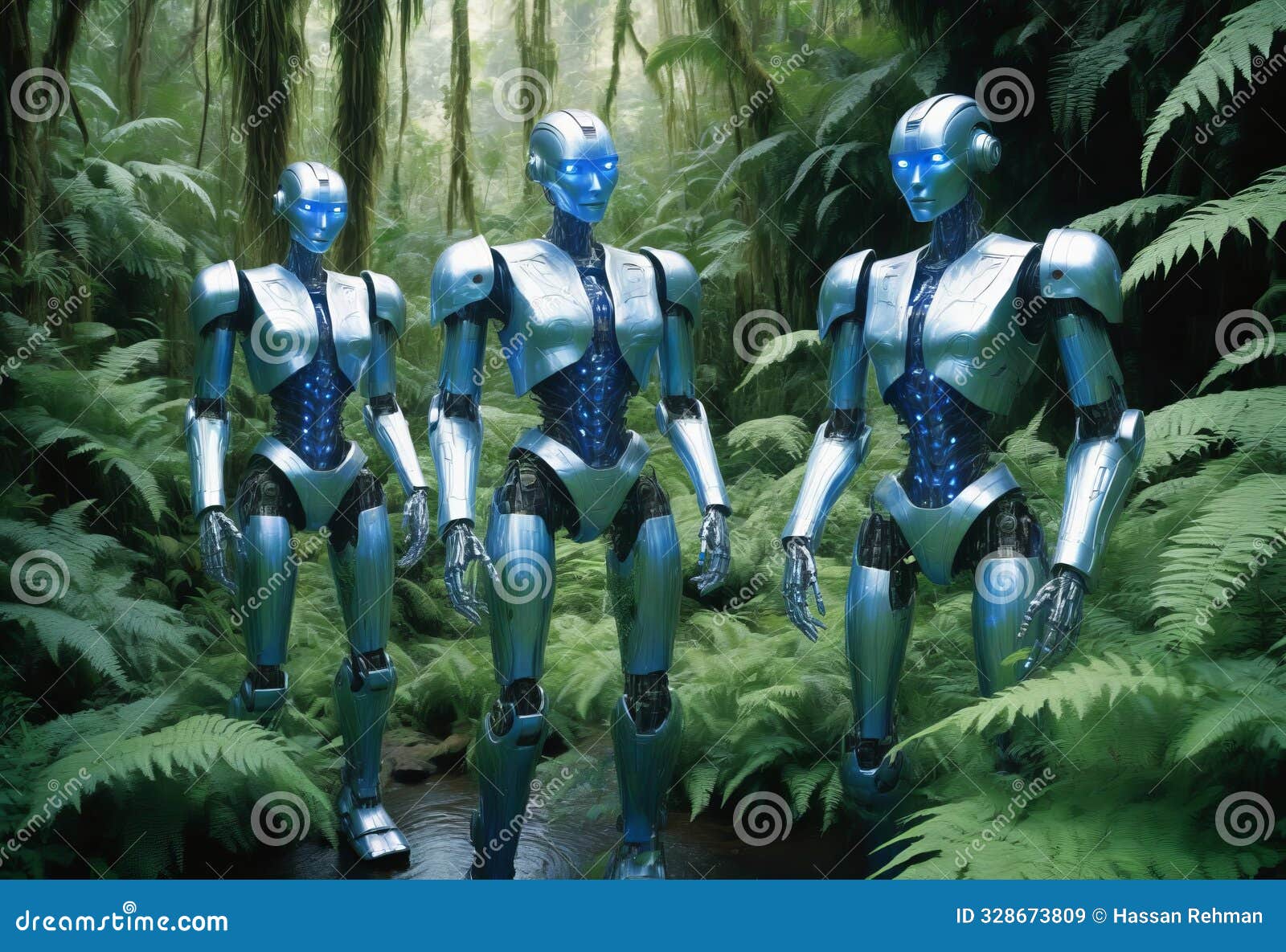 Two Robotic Creatures Royalty-Free Stock Photography | CartoonDealer ...